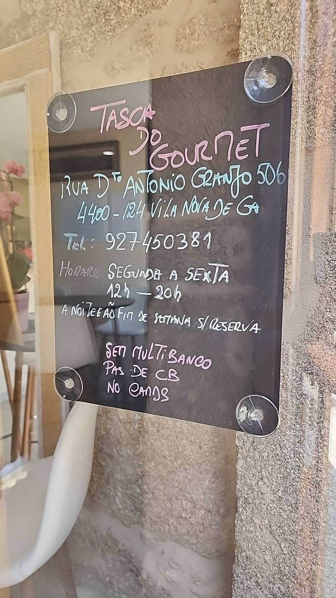 Menu em Tasca do Gourmet restaurante, Vila Nova de Gaia