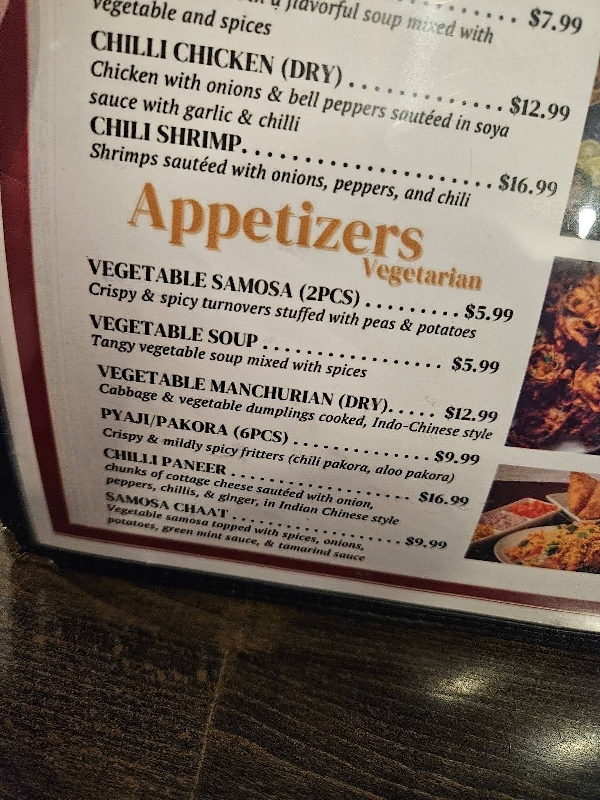 Menu at Taste of Nepal - Nepalese Indian Restaurant St Paul, Saint Paul