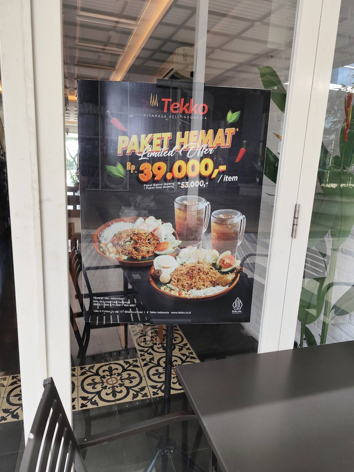 Menu at Tekko restaurant, South Tangerang, Jl. Lkr. Tim. No.30