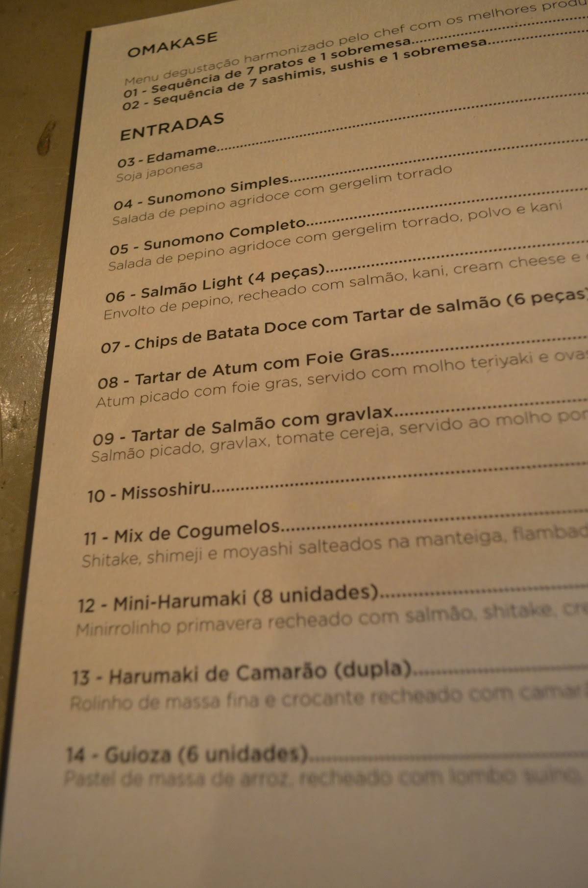 Menu em Temaki Art - Sushi restaurante, Balneário Camboriú, Praça ...