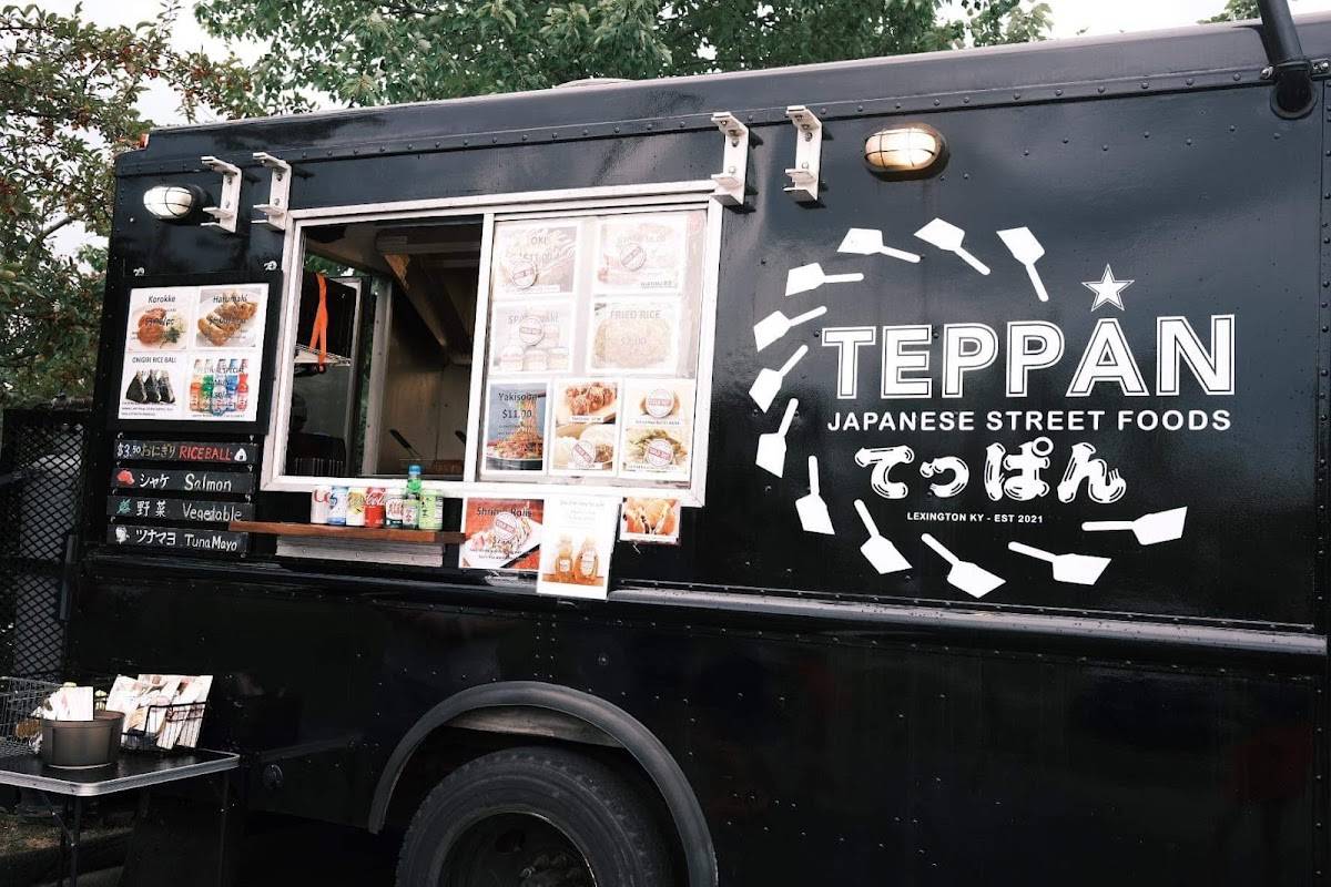 Menu at Teppan Food Truck restaurant, Lexington