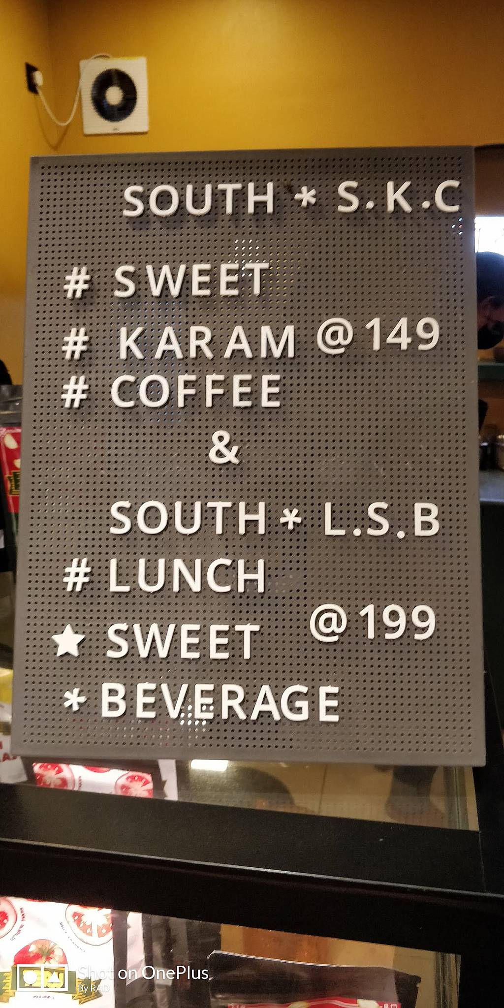 Menu at Teru, Chennai, 5