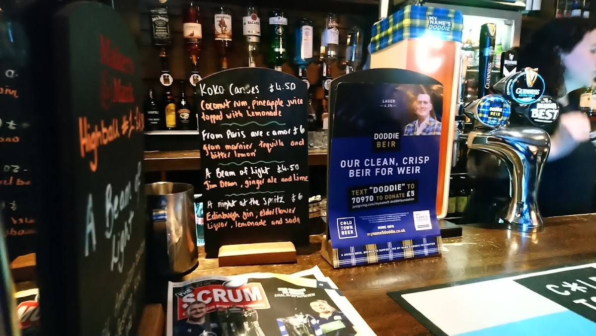 Menu at The Auld Hundred pub & bar, Edinburgh