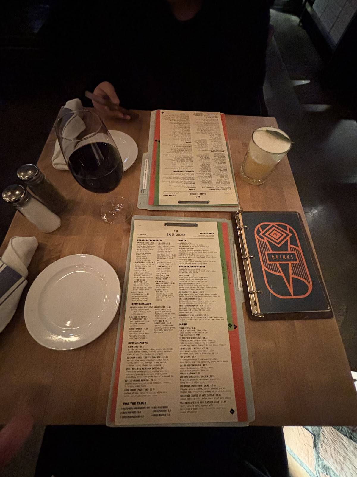 Menu at The Bauer Kitchen restaurant, Waterloo, 187 King St S #102