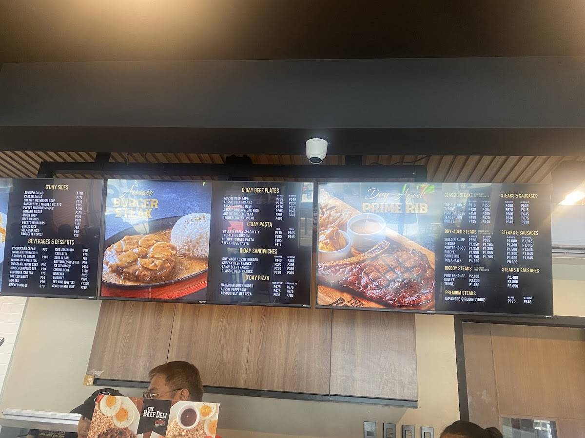 Menu at The Beef Deli San Fernando, Pampanga, San Fernando