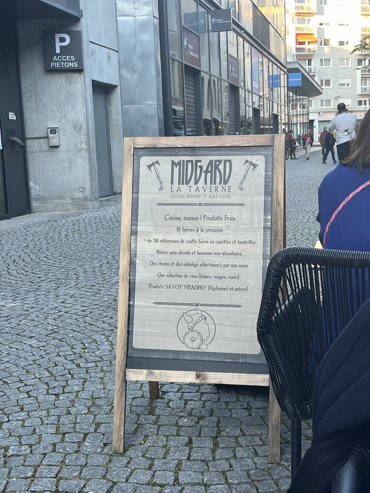 Menu au La Taverne De Midgard pub et bar, Chambéry