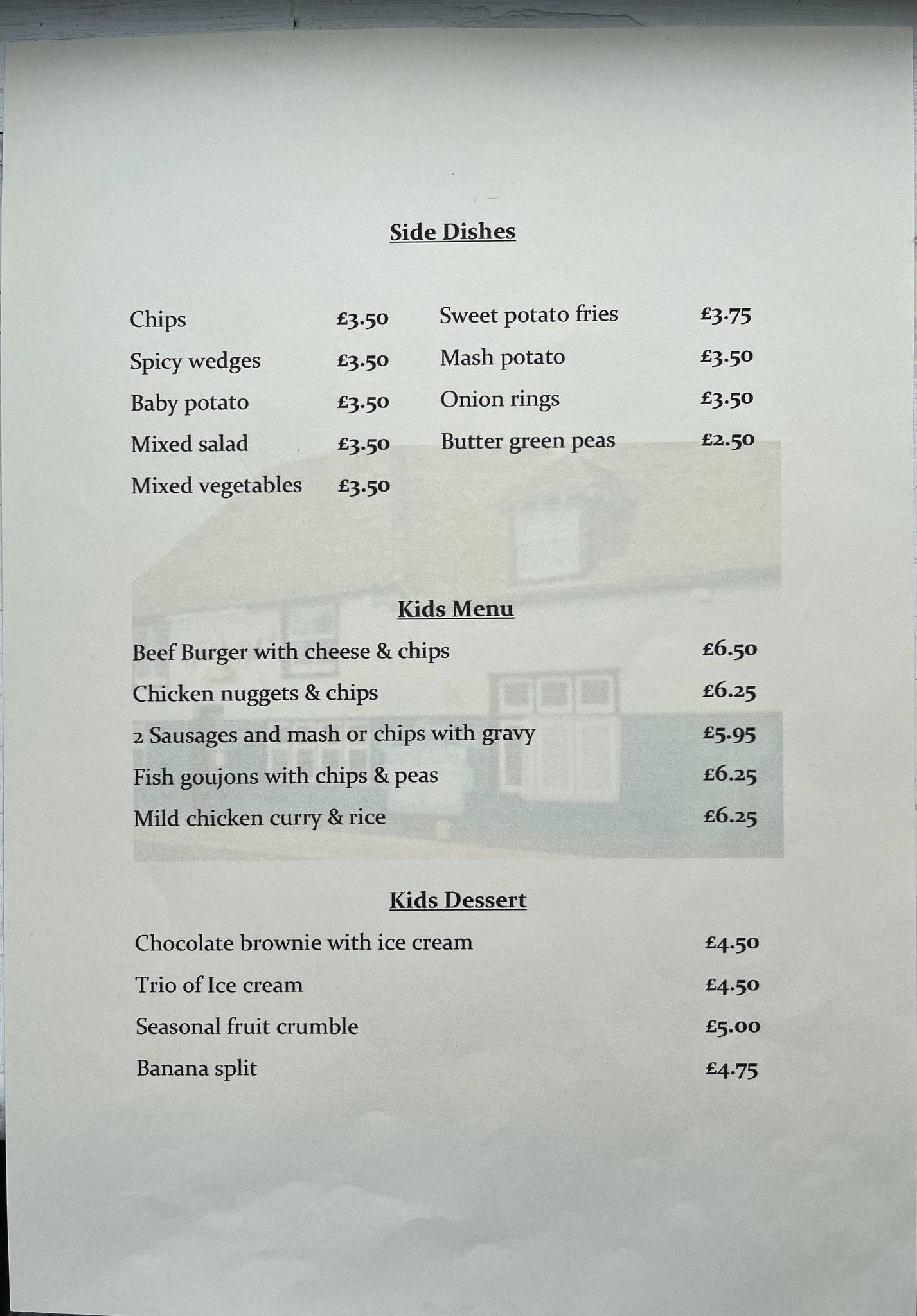 Menu at The Bell Inn pub & bar, Hythe, 1 Seabrook Rd