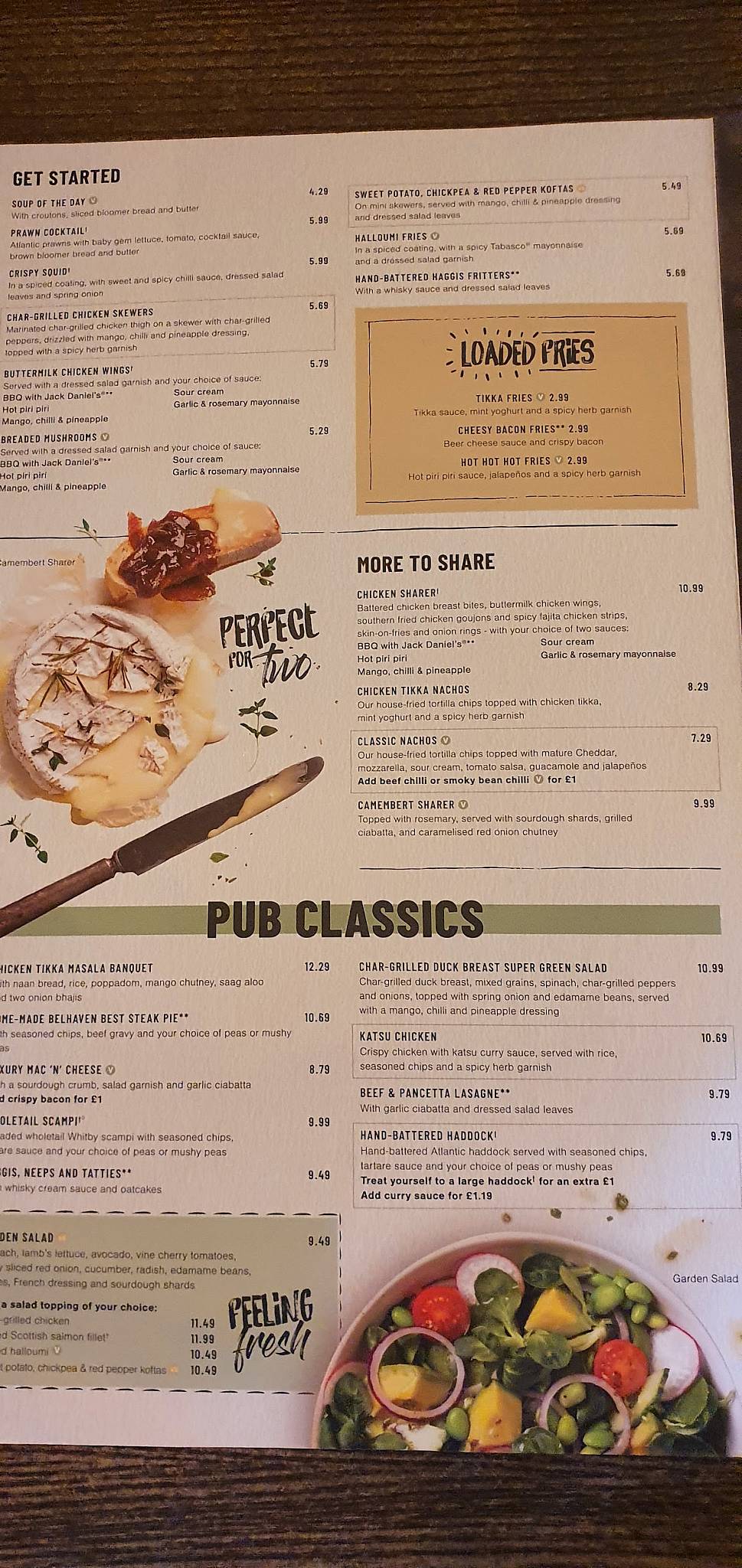 Menu at The Bell Tree Pub & Grill, Dundee