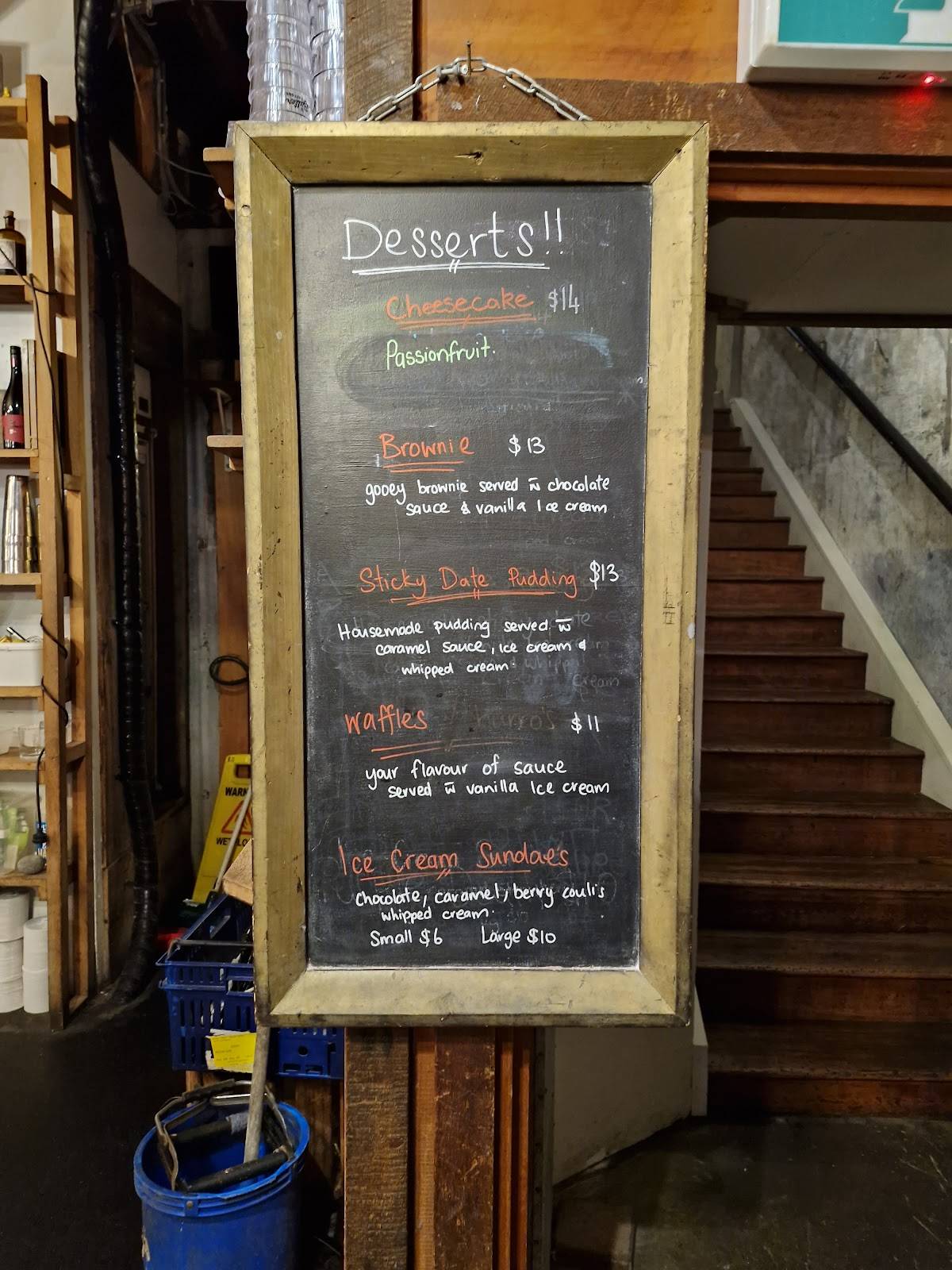 Menu at The Butter Factory pub & bar, Whangarei