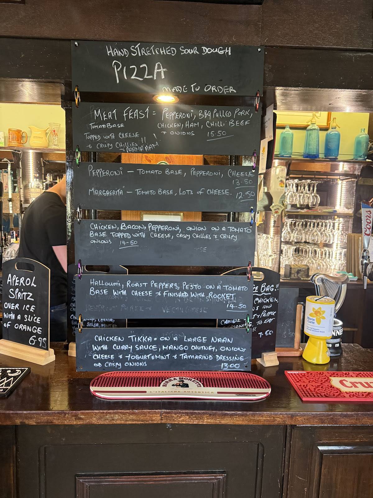 Menu at The Causeway Foot pub & bar, Halifax