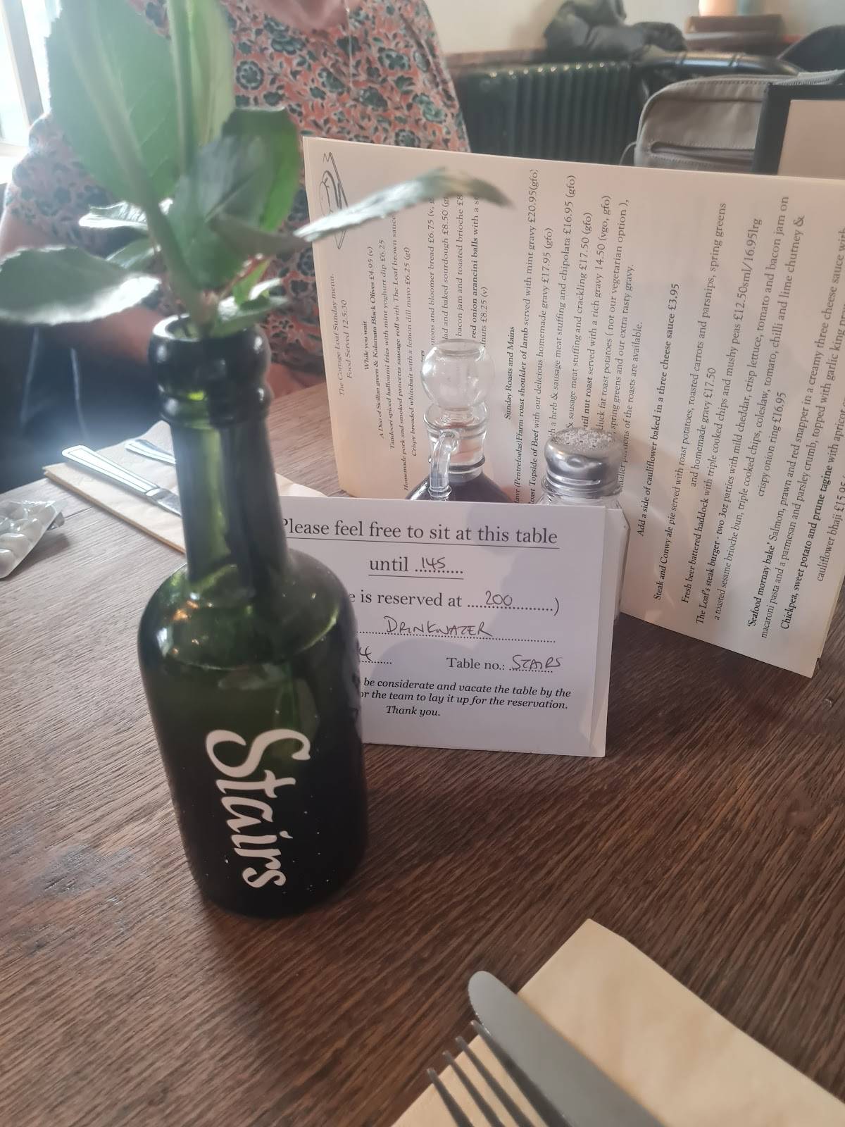 Menu at The Cottage Loaf pub & bar, Llandudno