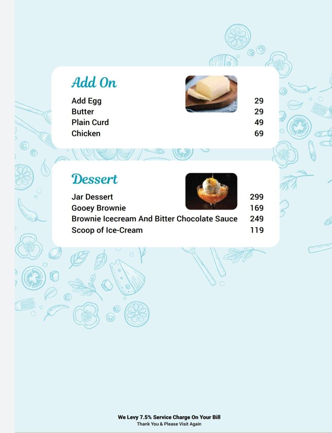 Menu at The Dome Cafe - HSR Layout, Bengaluru