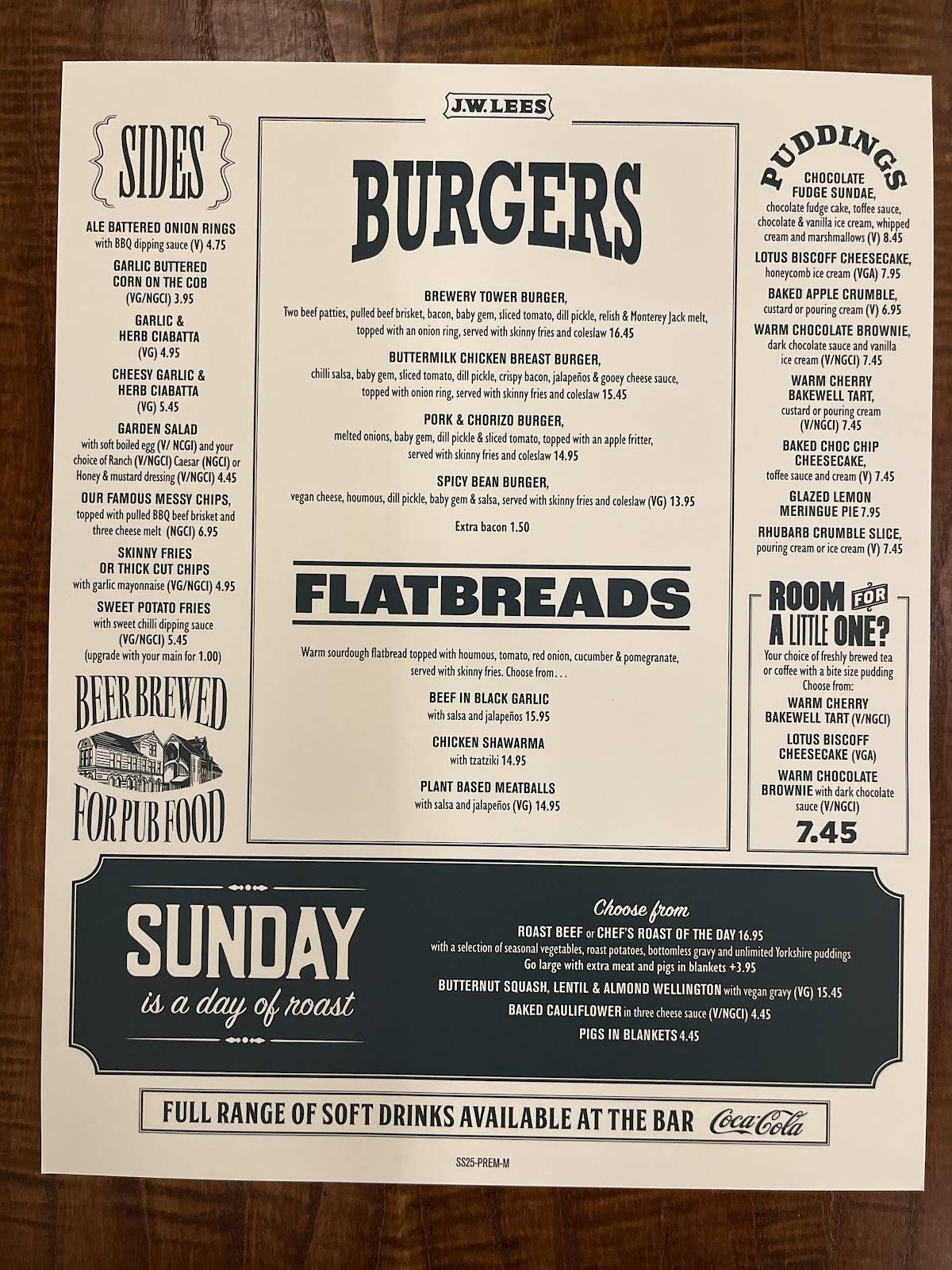 Menu at The Duke Of Gloucester pub & bar, Crewe