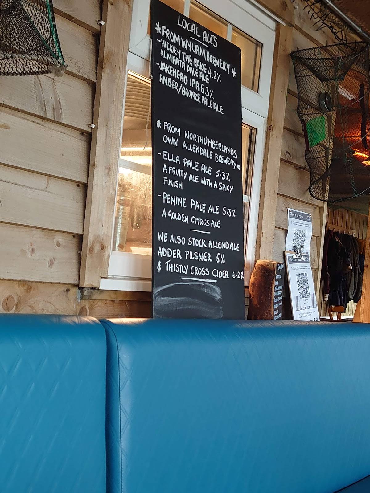Menu at The Fish Shack restaurant, Warkworth