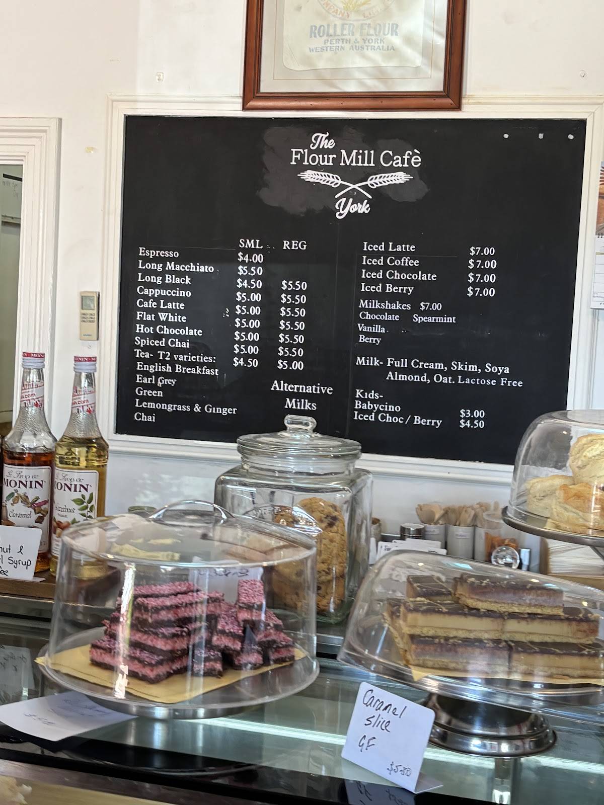 Menu at The Flour Mill Cafe York, York