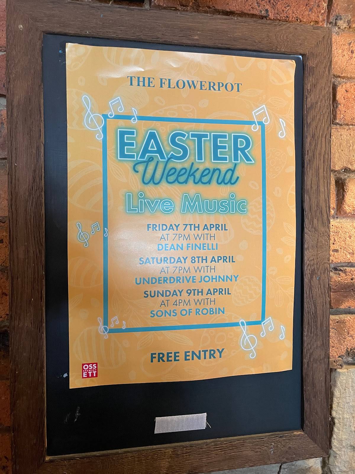 Menu at The Flowerpot pub & bar, Mirfield