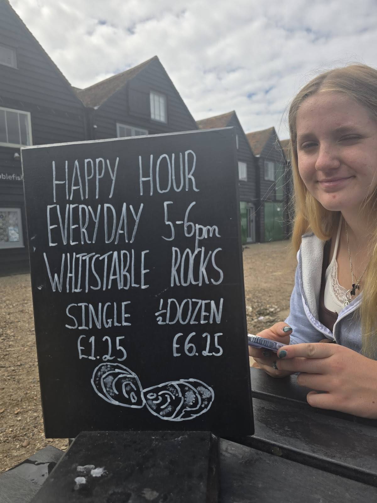 Menu at The Forge restaurant, Whitstable
