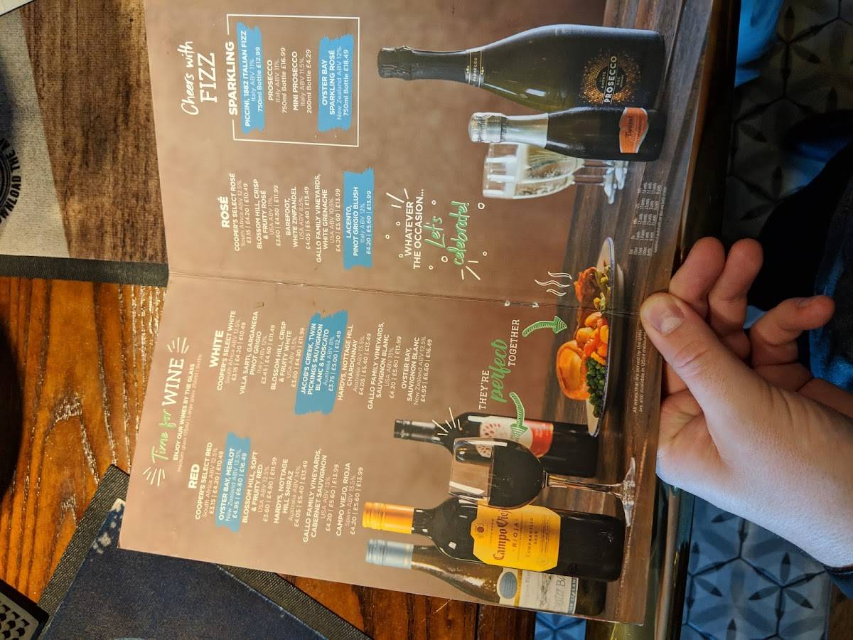Menu at The Fox Stonehouse pub & bar, Sutton Coldfield, Walmley Rd