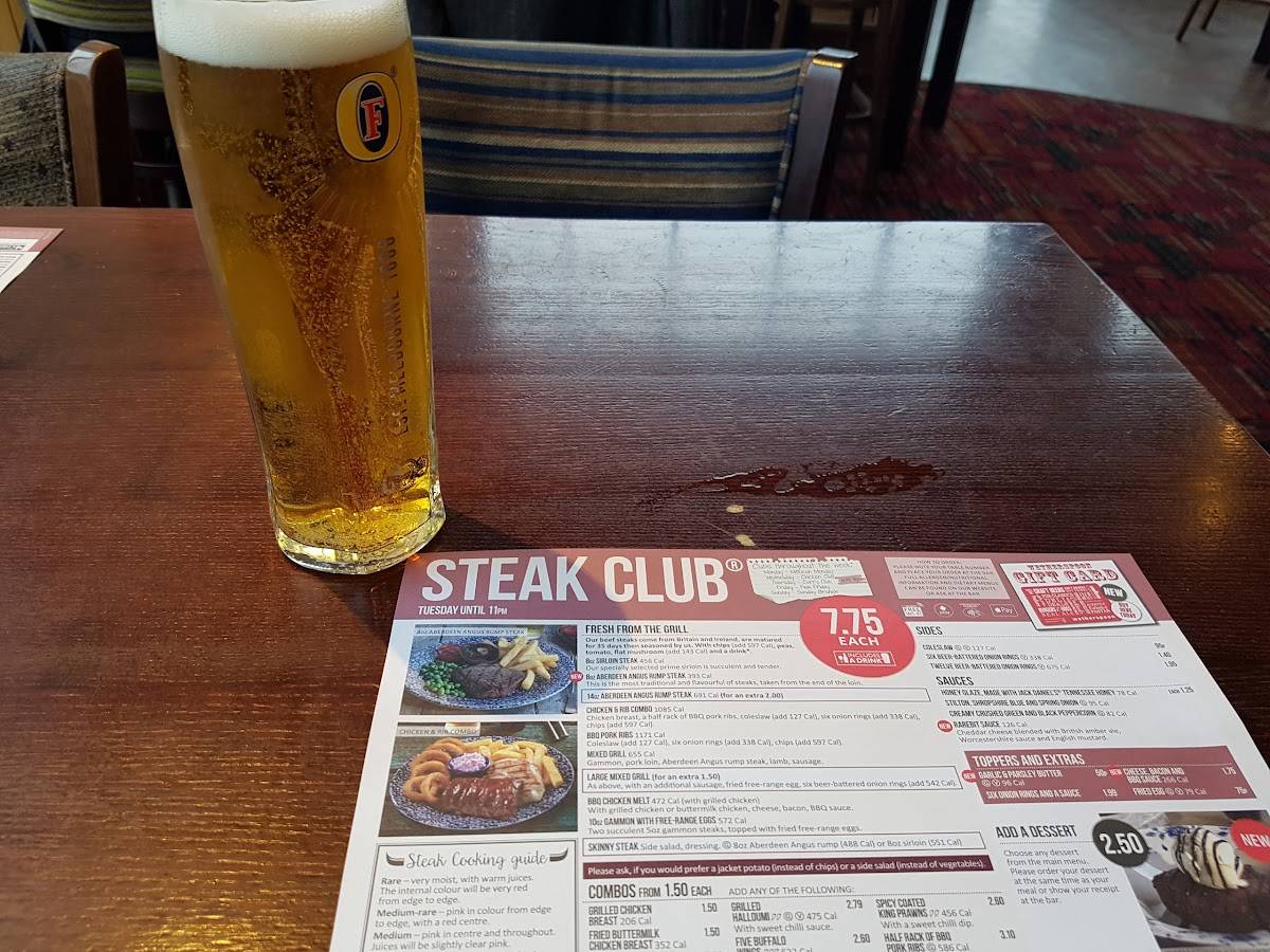 Menu at The Gary Cooper - JD Wetherspoon pub & bar, Dunstable