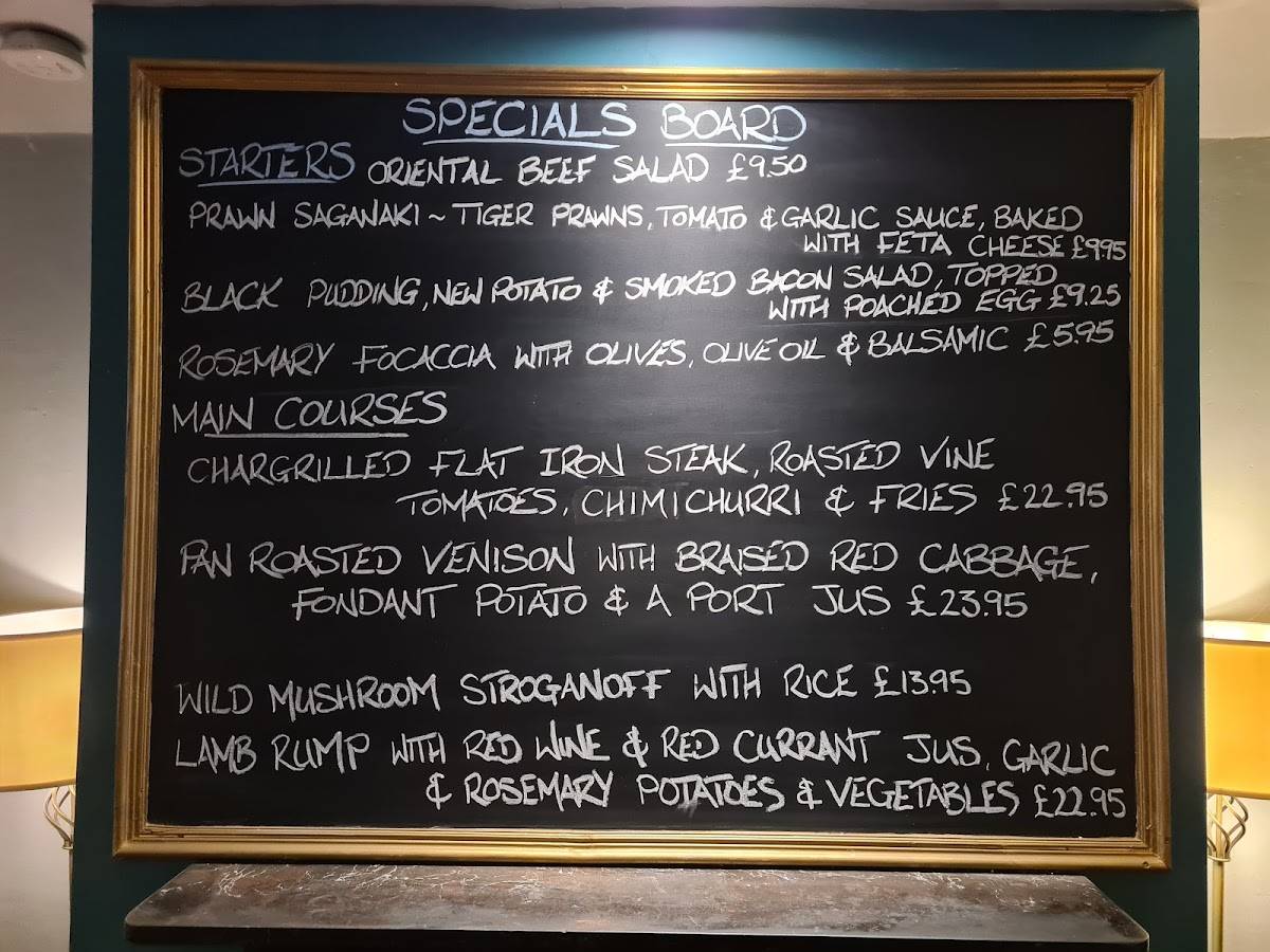 Menu at The Golden Lion pub & bar, Winchester