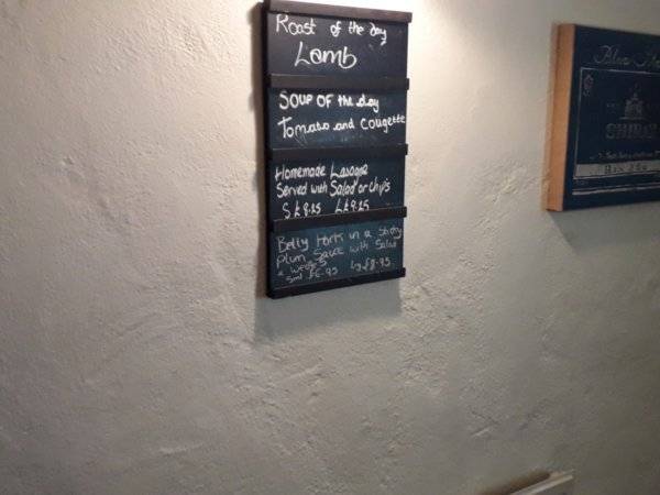 Menu at The Granary Restaurant, Wadebridge