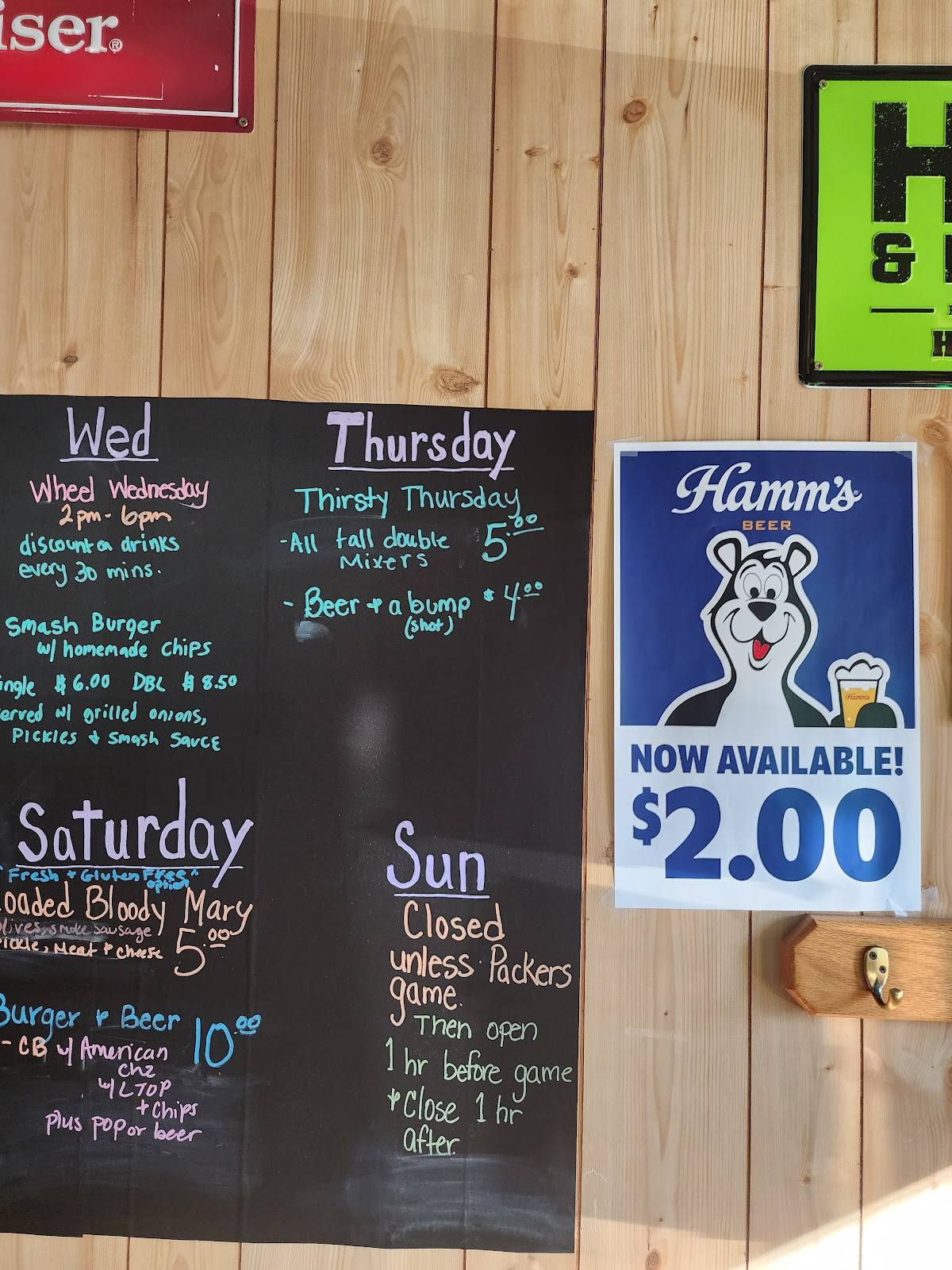 Menu at The Green Lantern Bar and Grill, Neillsville