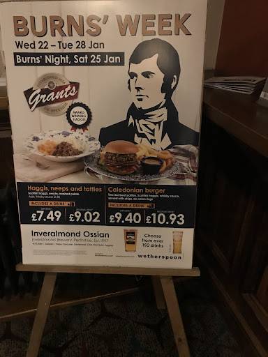 Menu at The Half Moon Inn - JD Wetherspoon restaurant, Billingham