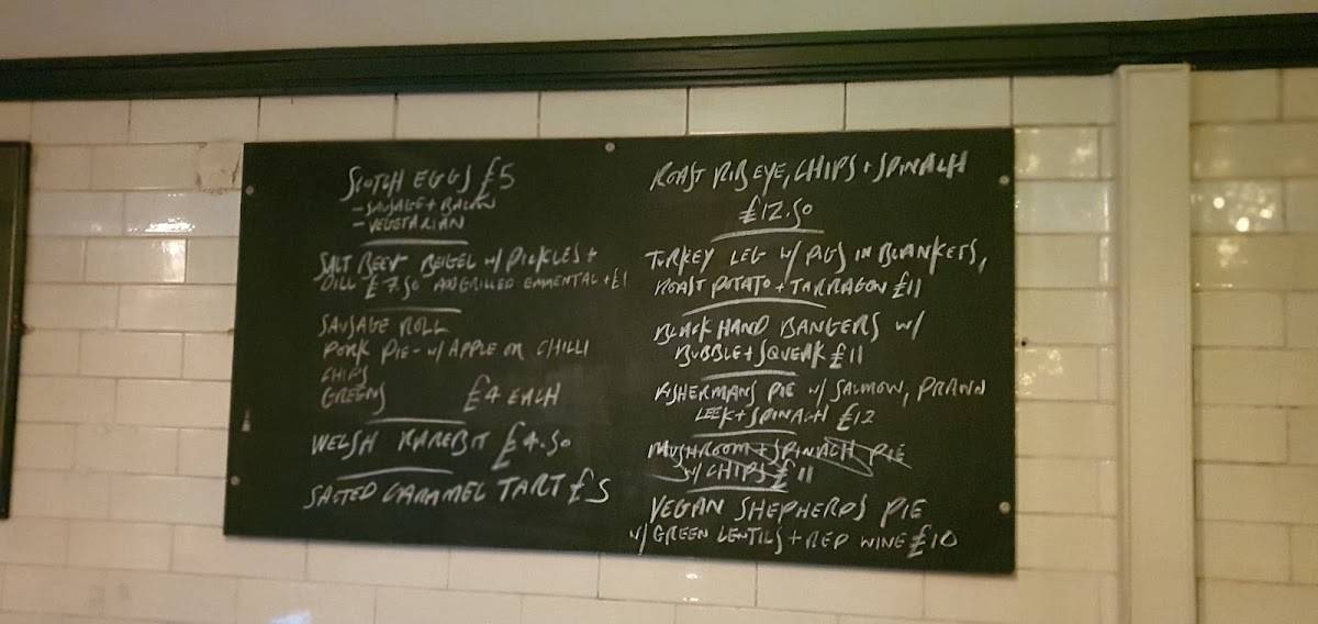 Menu at The High Cross Pub, Tottenham, London, 350 High Rd