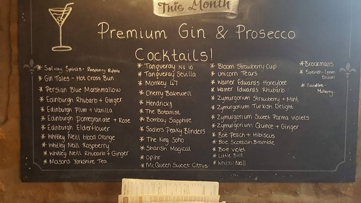 Menu at The Larch Farm pub & bar, Ravenshead