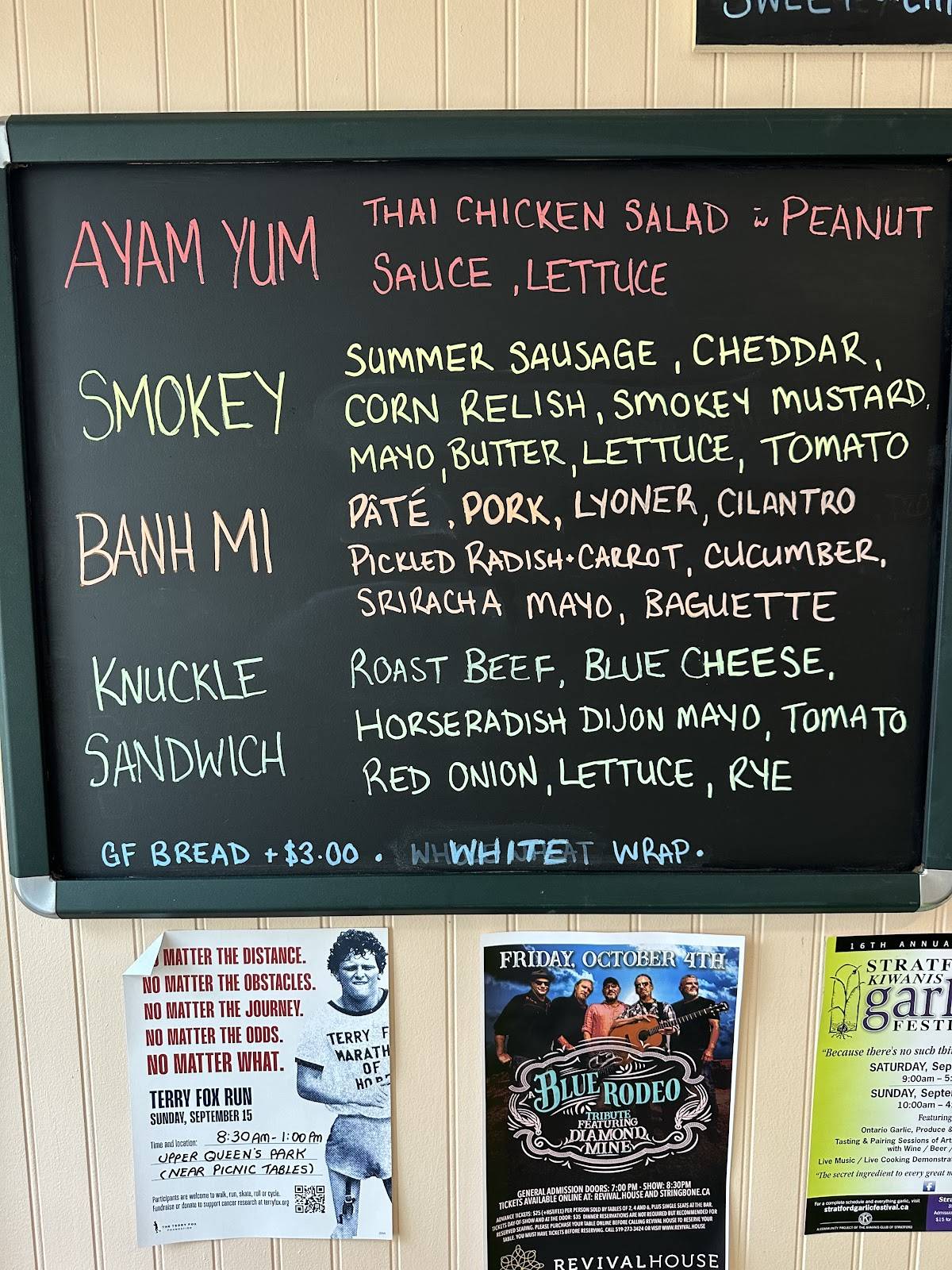 Menu at The Little Kitchen on York, Stratford