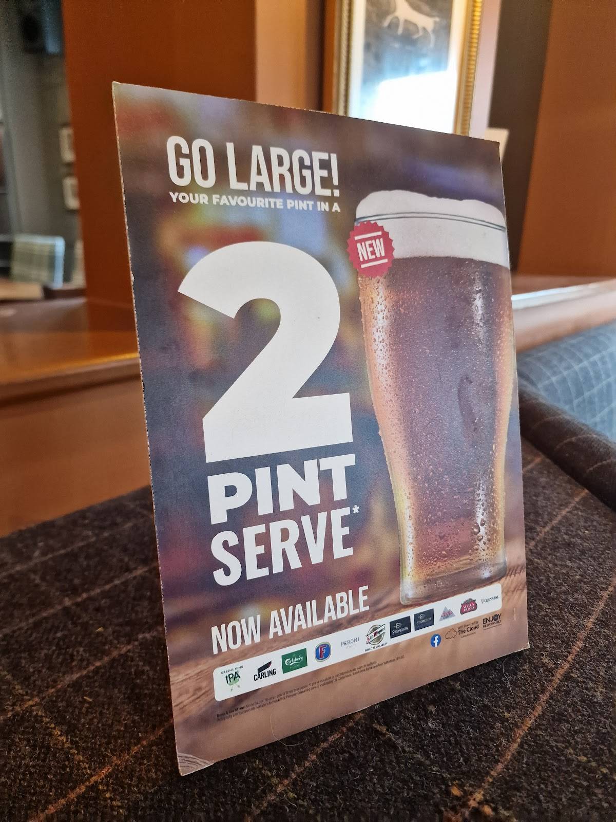 Menu at The Merlin pub & bar, Swindon