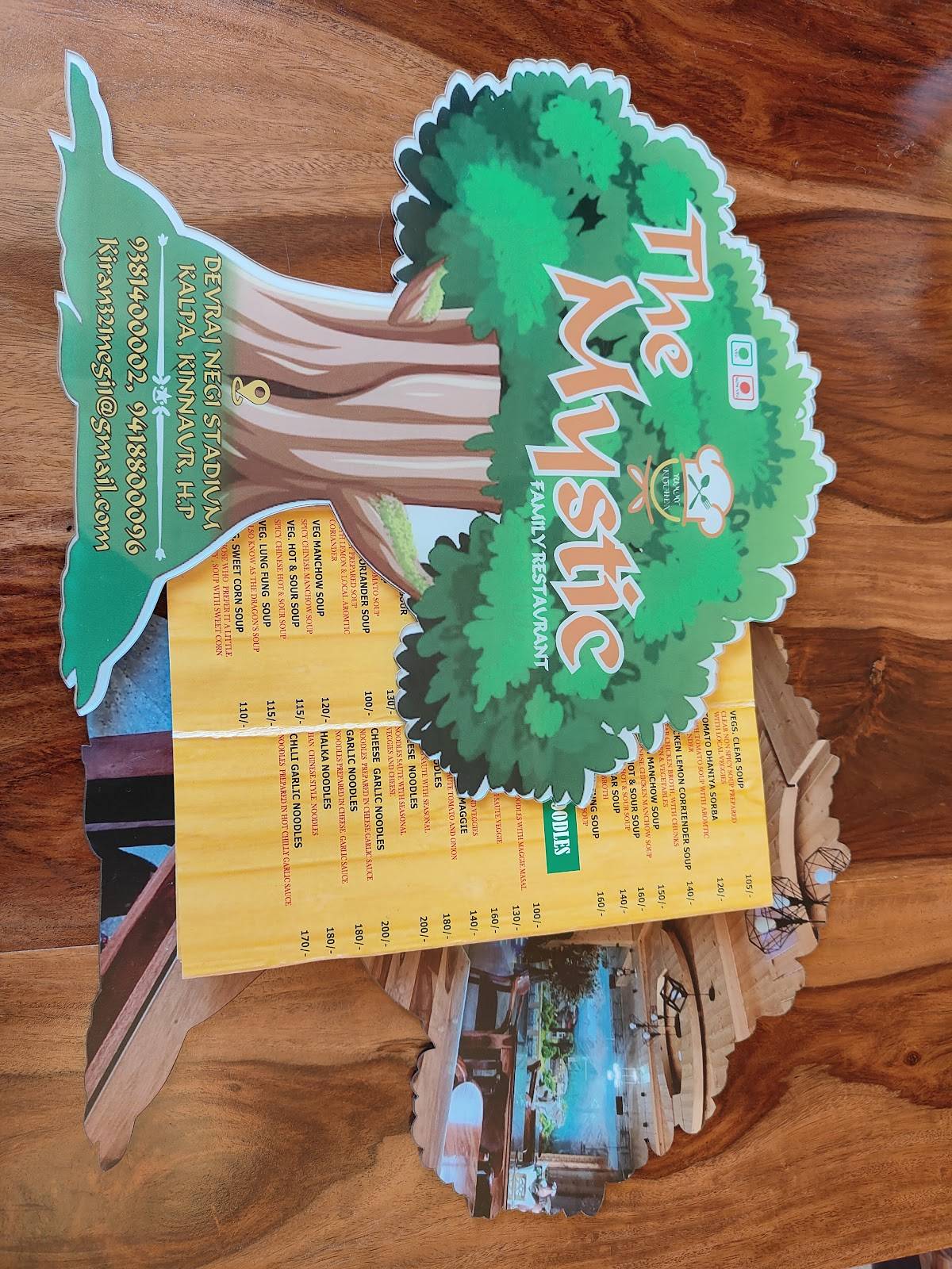 Menu at The Mystic, Restaurant, Near Dev raj negi stadium, Kalpa., Kalpa