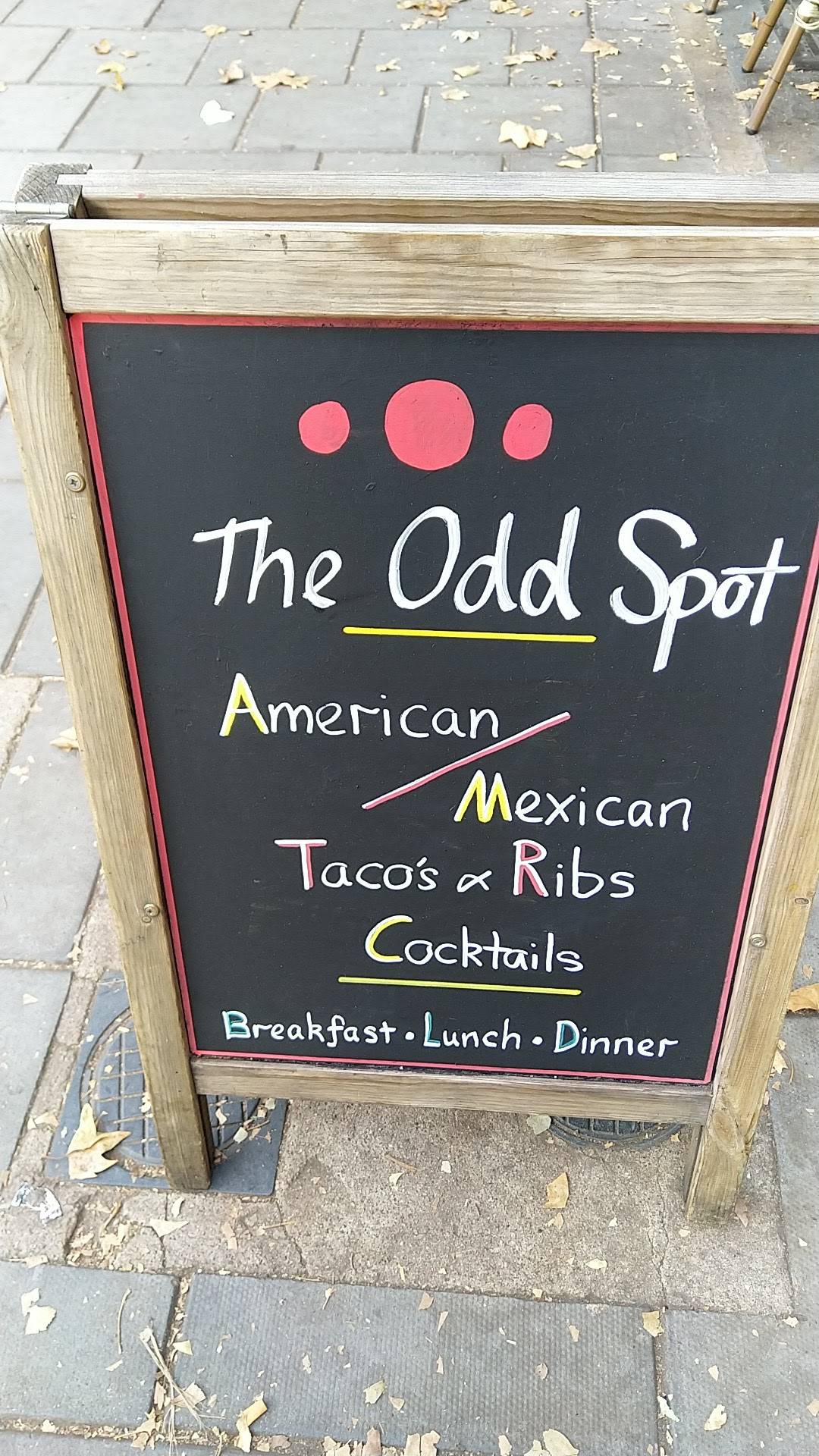 Carta de The Odd Spot Cafe, Londres
