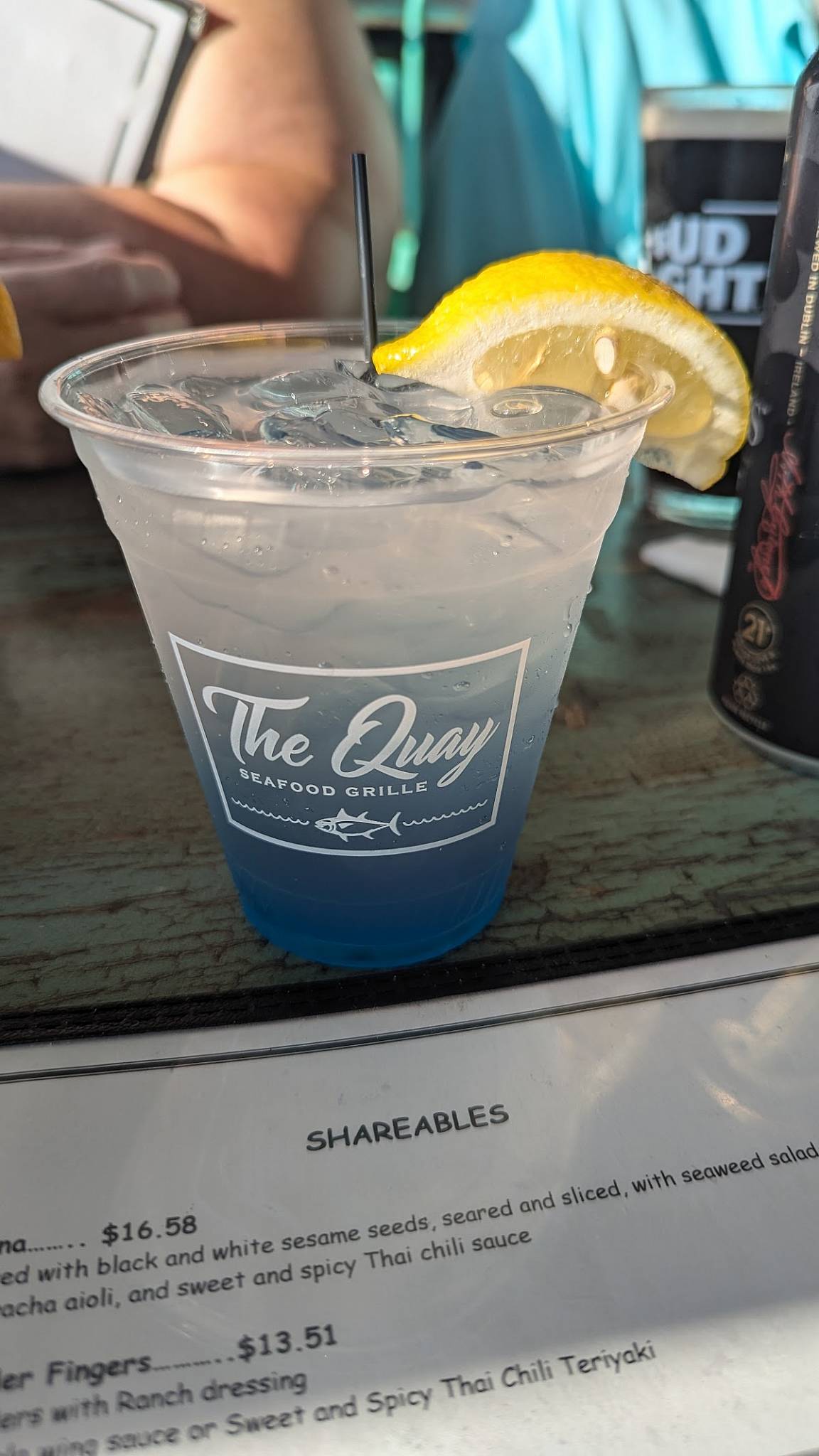 Menu at The Quay Seafood Grille pub & bar, Murrells Inlet