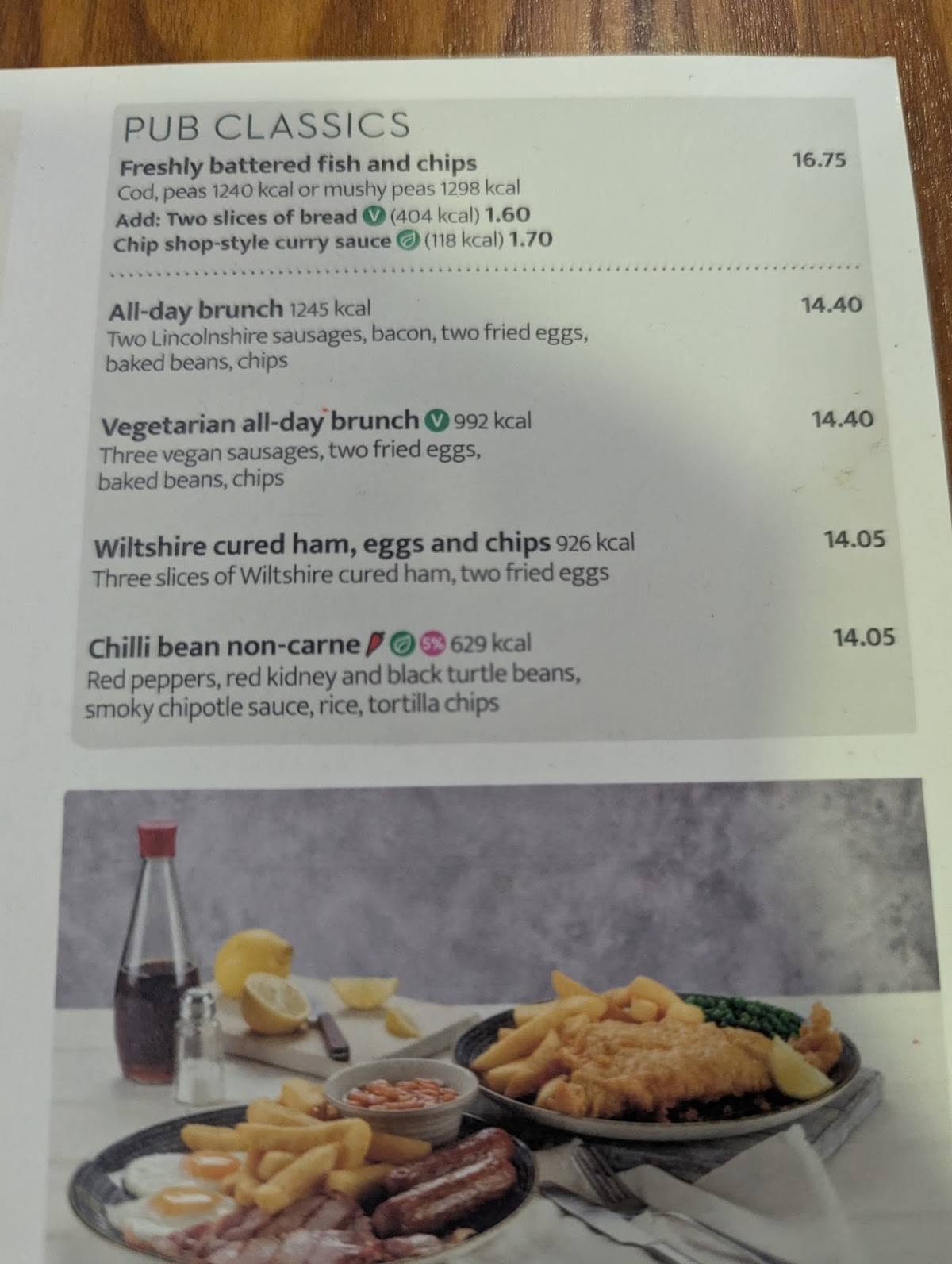 Menu at The Red Lion - JD Wetherspoon pub & bar, Crawley, London ...