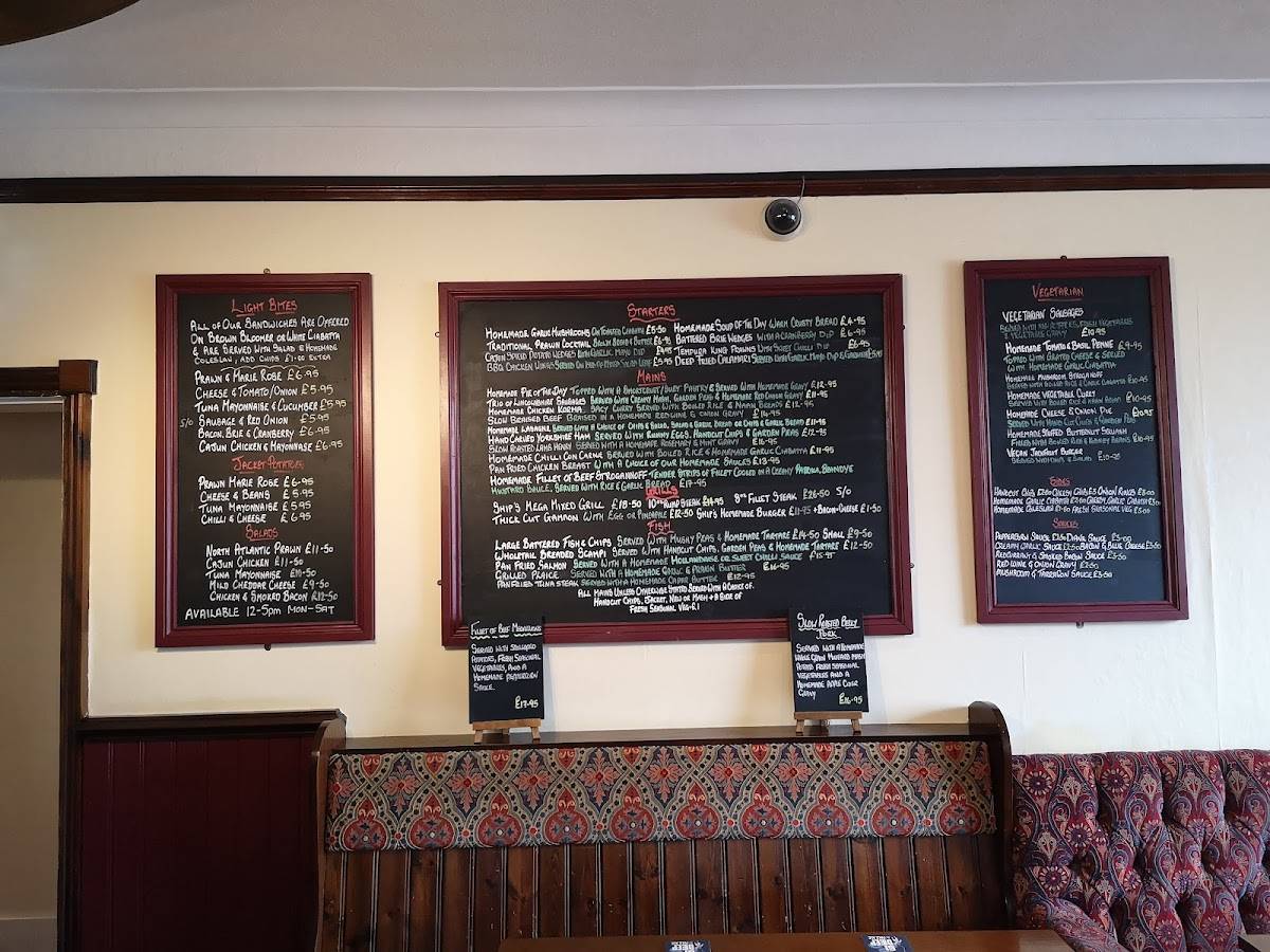Menu at The Ship At Bawtry pub & bar, Bawtry