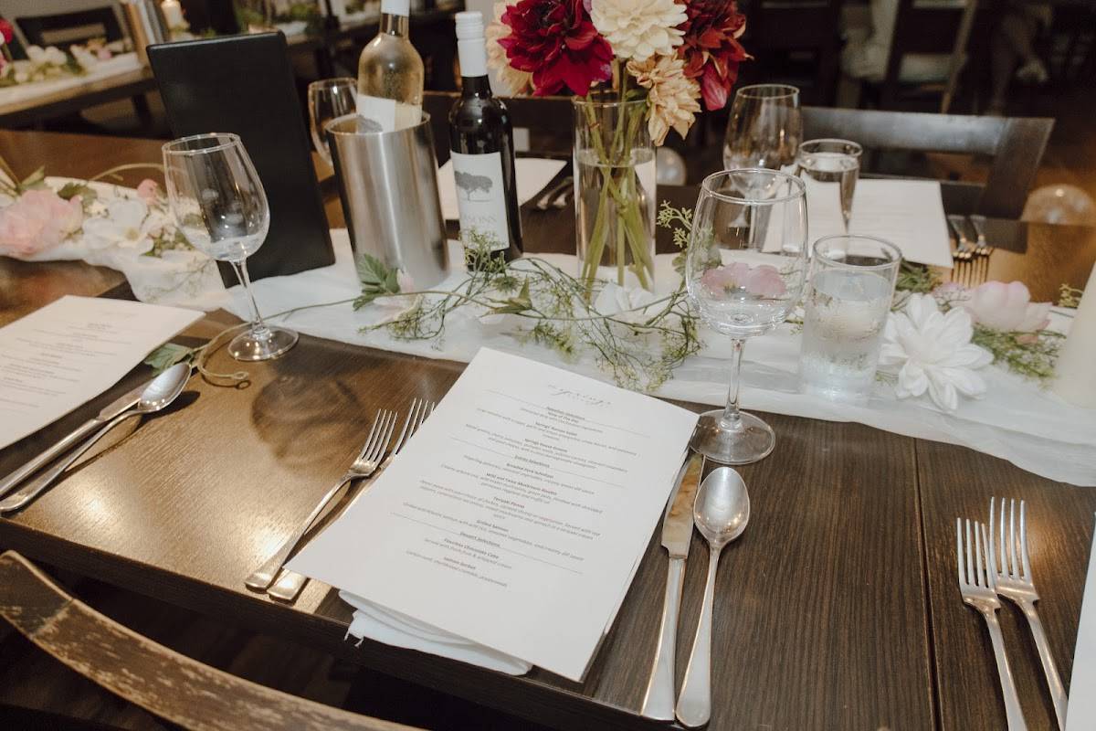 Menu at The Springs Restaurant, London
