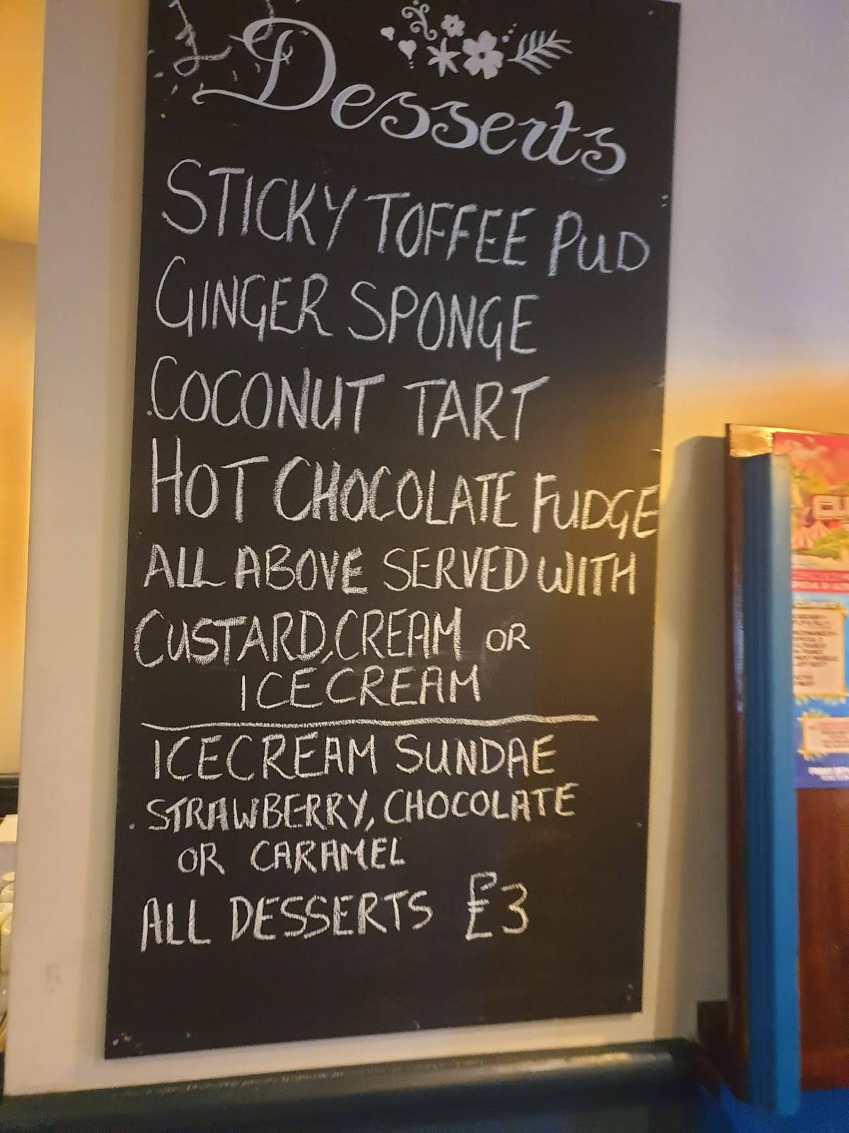 Menu at Starting Gate Redcar pub & bar, Redcar