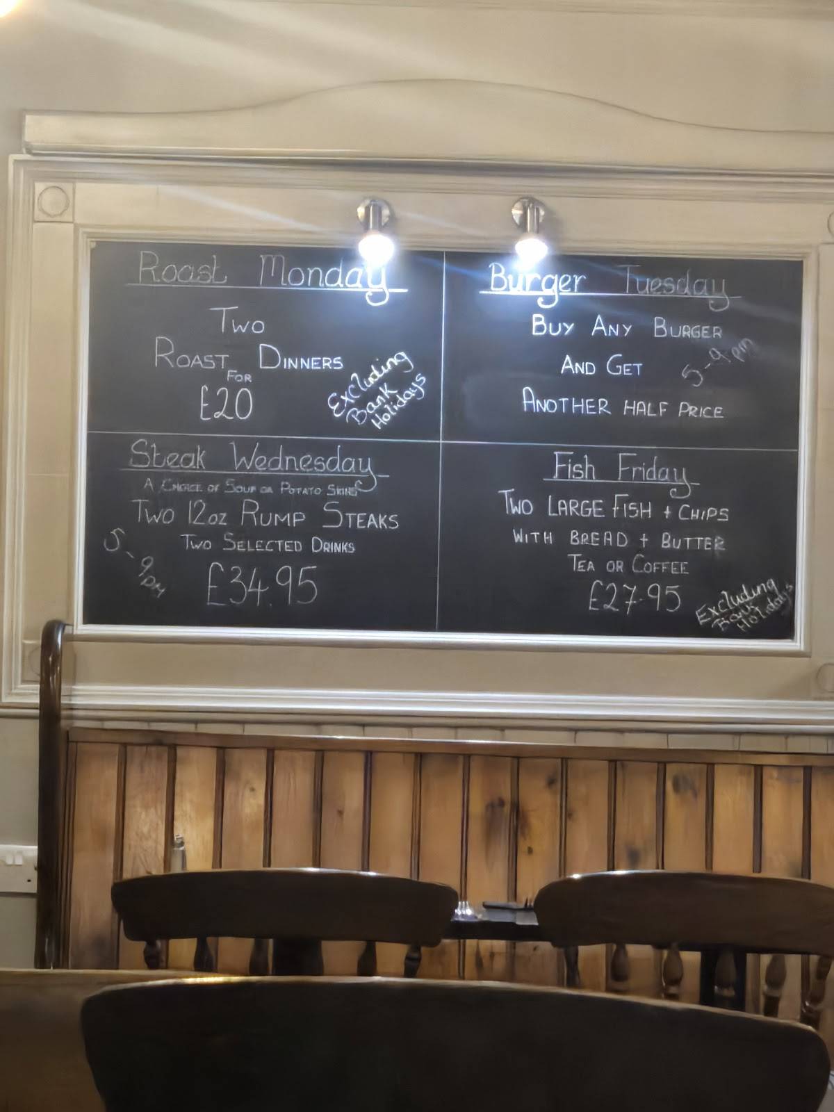 Menu at The Stonebridge Inn pub & bar, Durham