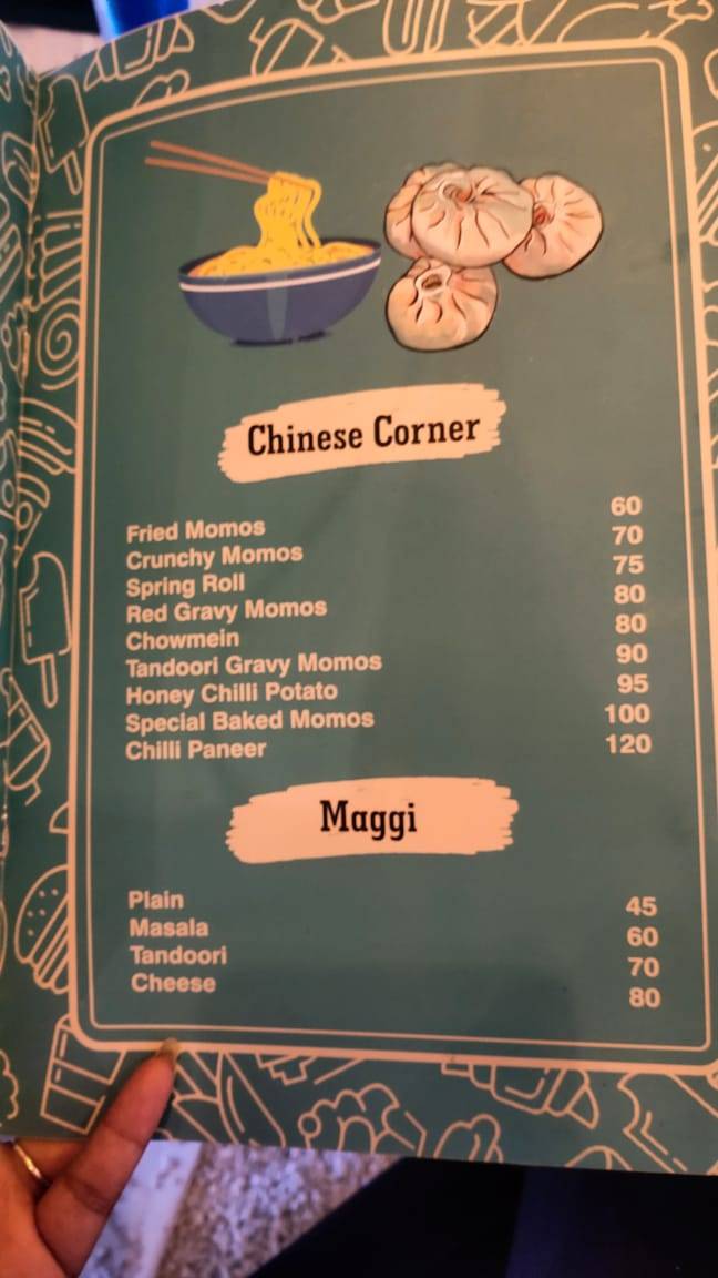 Menu at The Vegu's Cafe, Jaipur, P