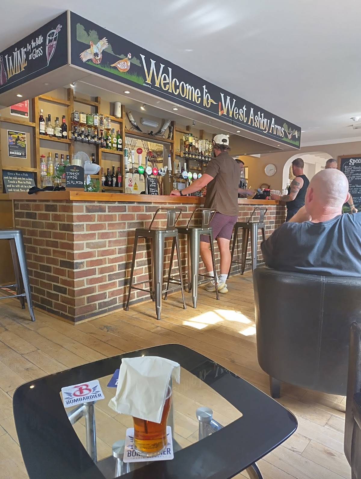 Menu at The West Ashby Arms pub & bar, Horncastle