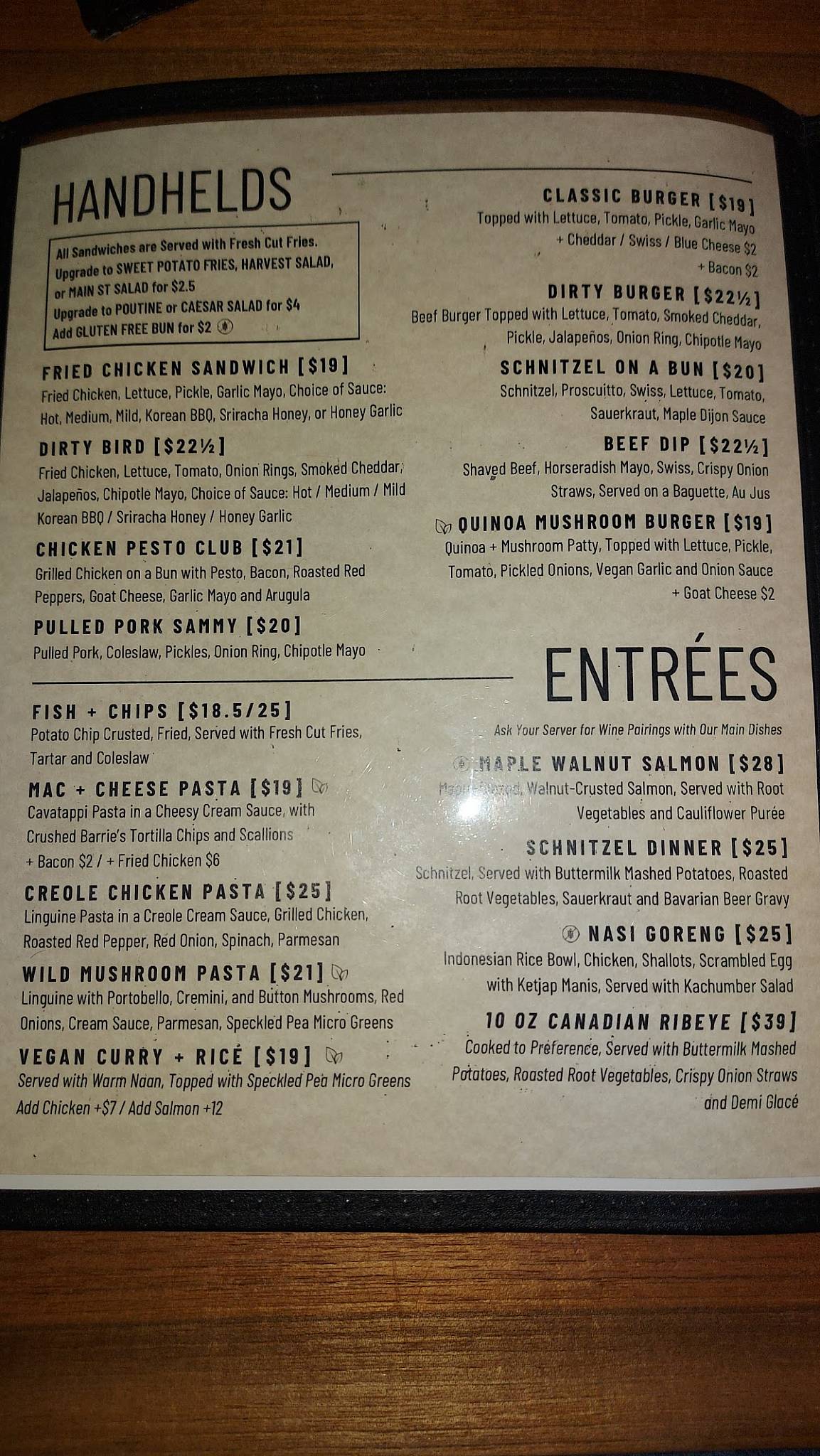 Menu at Thirteen Food & Beverage pub & bar, Cambridge