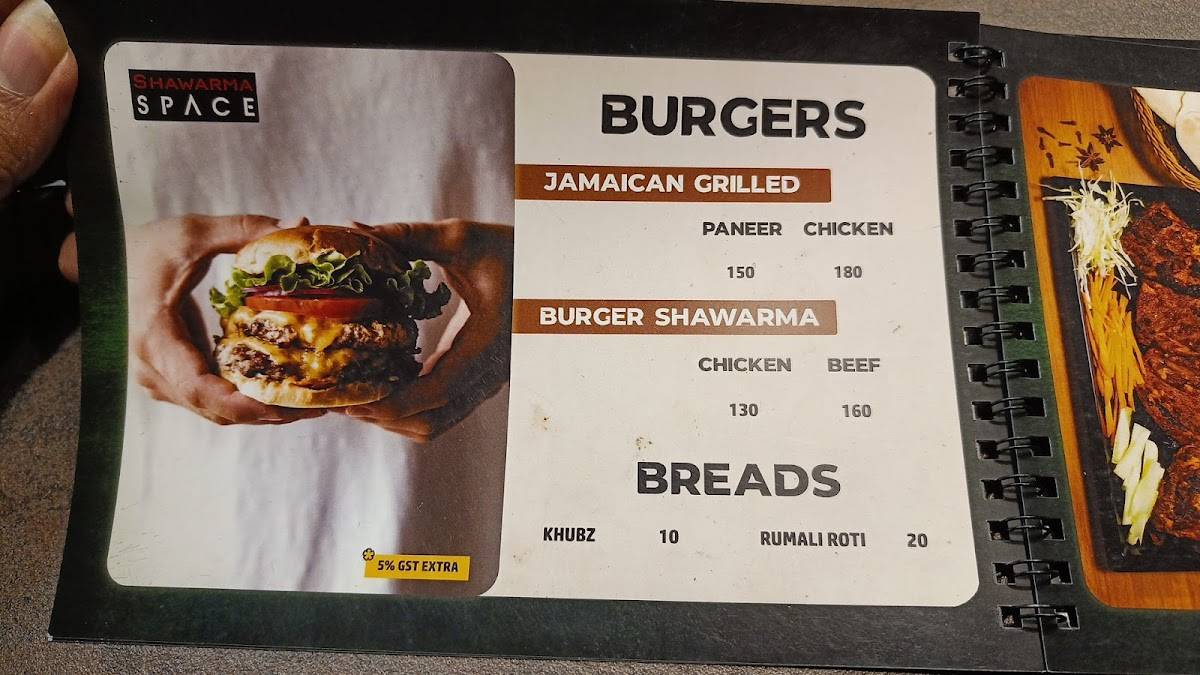 Menu at Barbeque Space Technovalley, Thiruvananthapuram