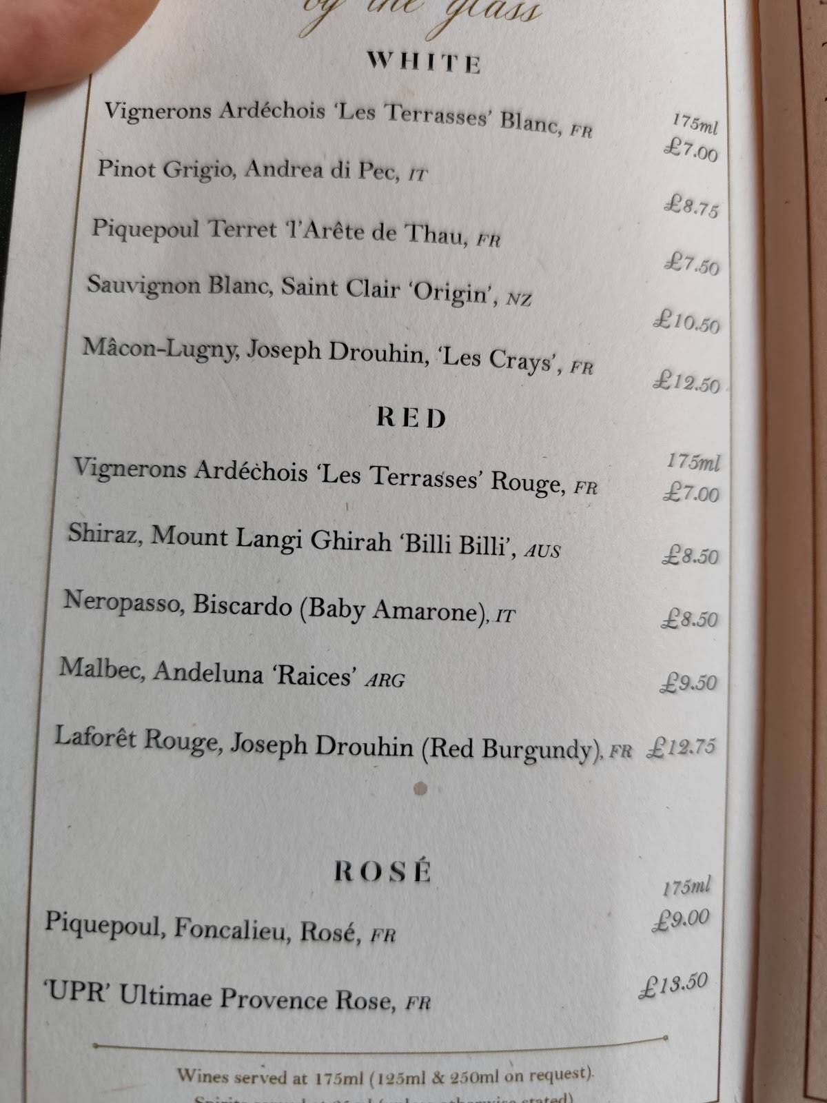 Menu at Three Acres Inn & Restaurant, Huddersfield, Three Acres Inn
