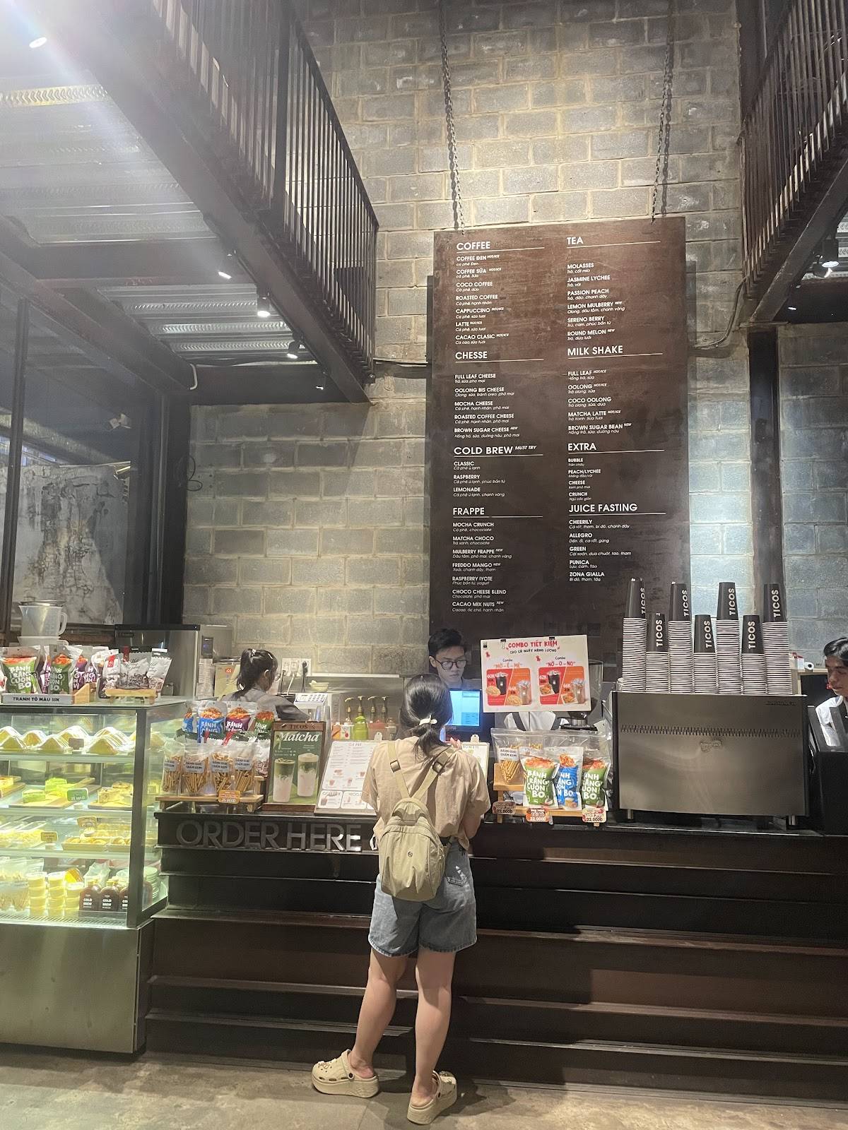 Menu at Ticos Coffee Phan Văn Trị cafe, Ho Chi Minh City