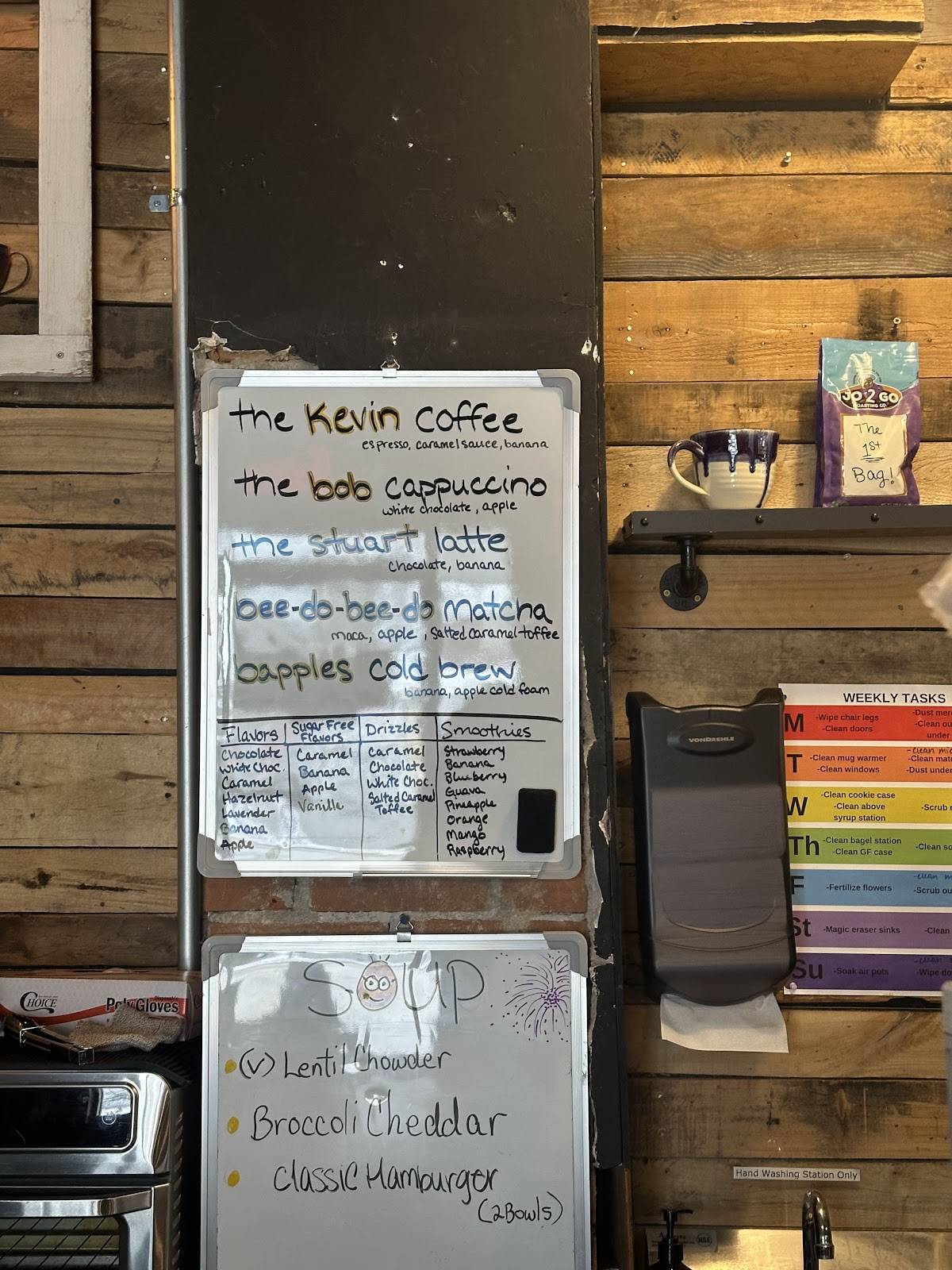 Menu at Tipsy Bean Cafe, Erie
