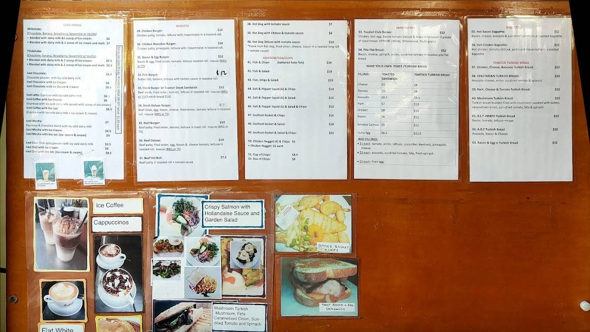 Menu at Tomato Lake Cafe, Kewdale