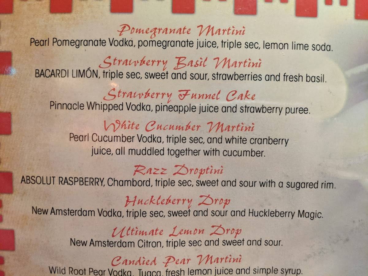 Menu at Tomato Street North Division pizzeria, Spokane, N Division St
