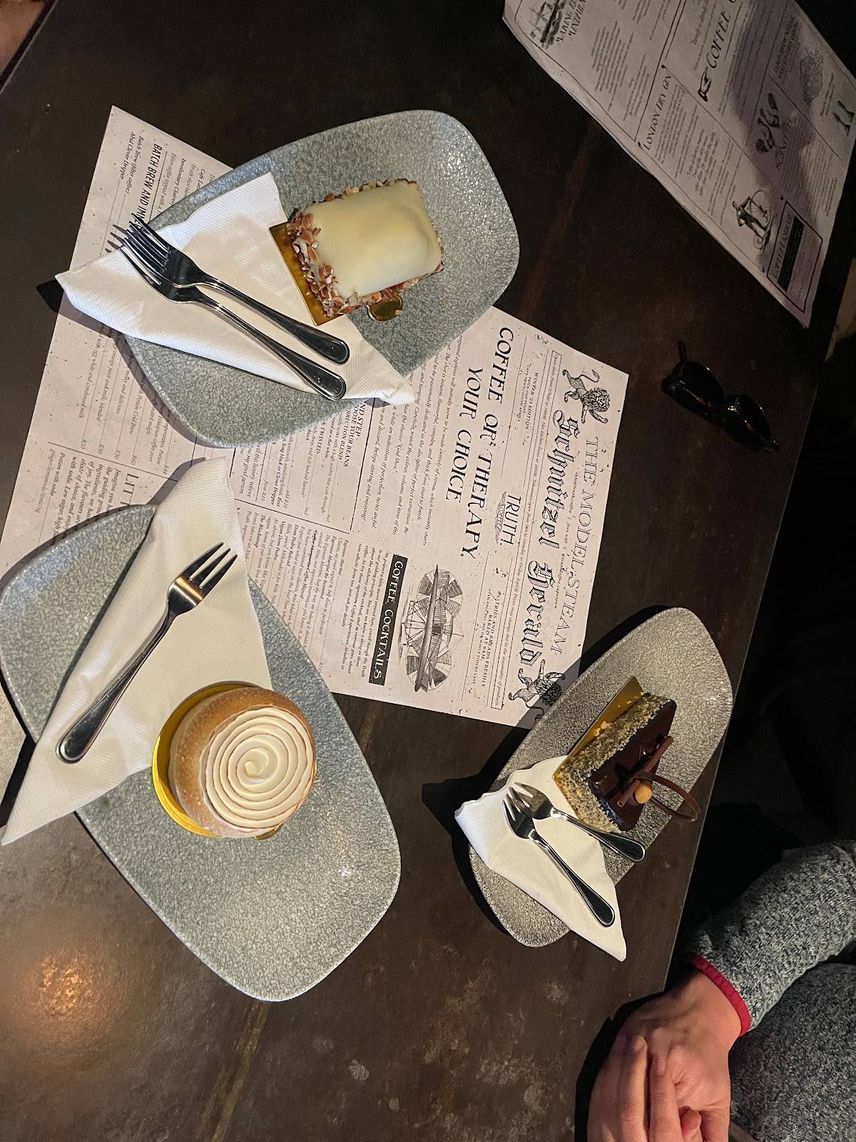 Menu at Truth Coffee Roasting cafe, Cape Town, 36 Buitenkant St