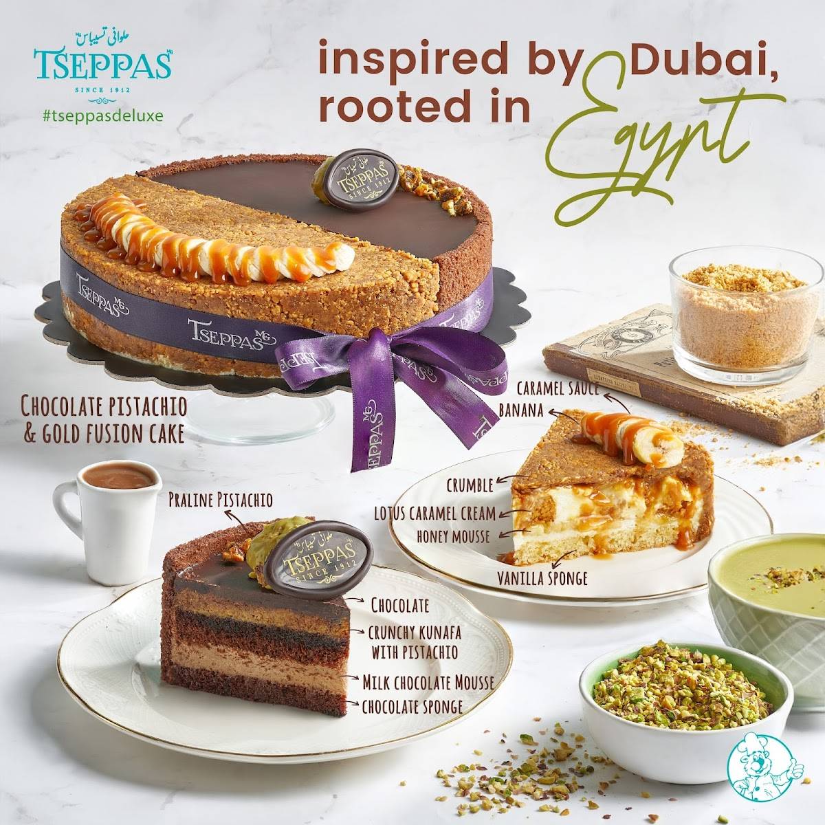 Menu at Tseppas - تسيباس desserts, New Cairo City, 3F4V+439